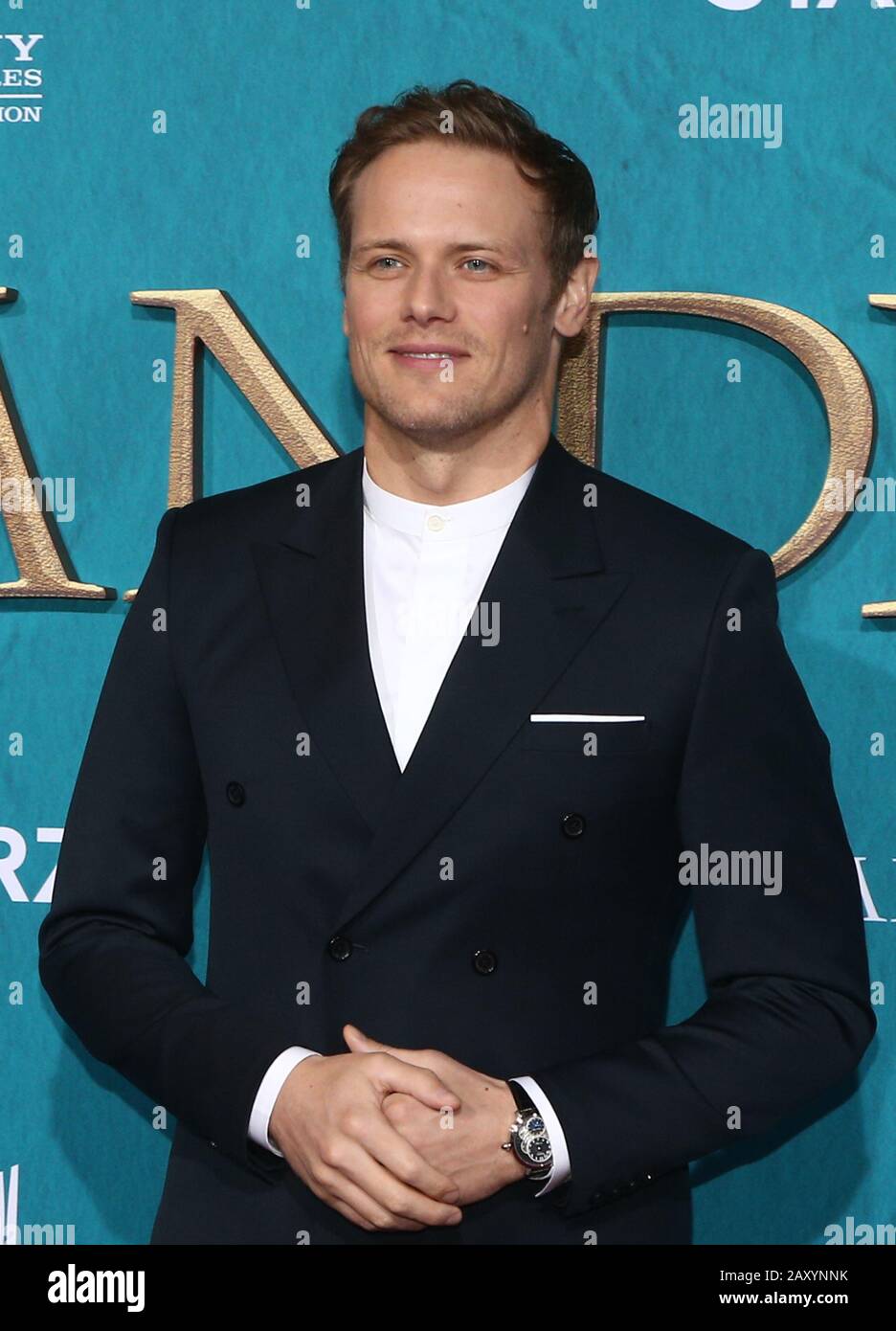 Hollywood, Ca. 13th Feb, 2020. Sam Heughan, at the Premiere Of Starz's ...