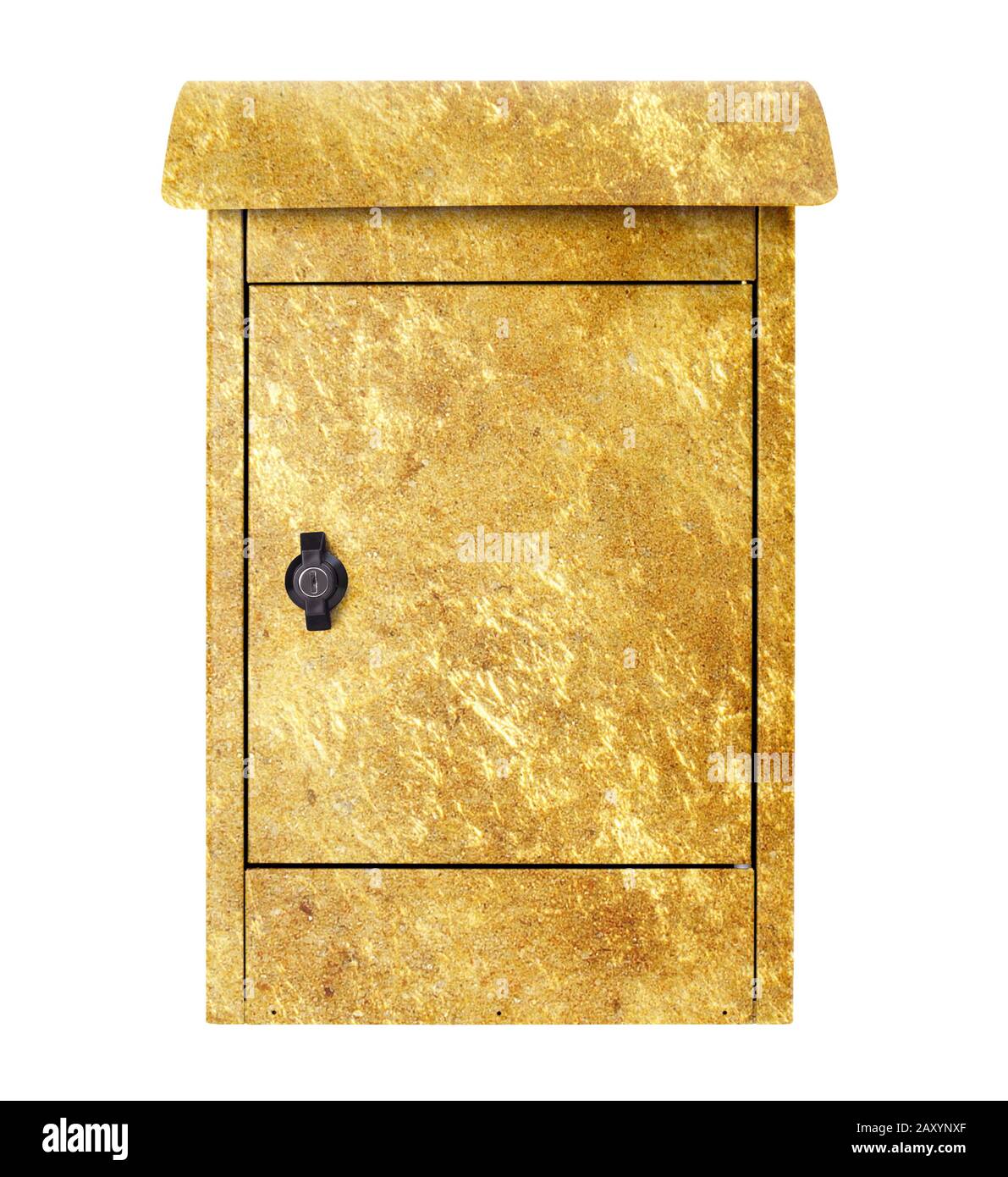 Modern letter-box isolated on a white background Stock Photo - Alamy