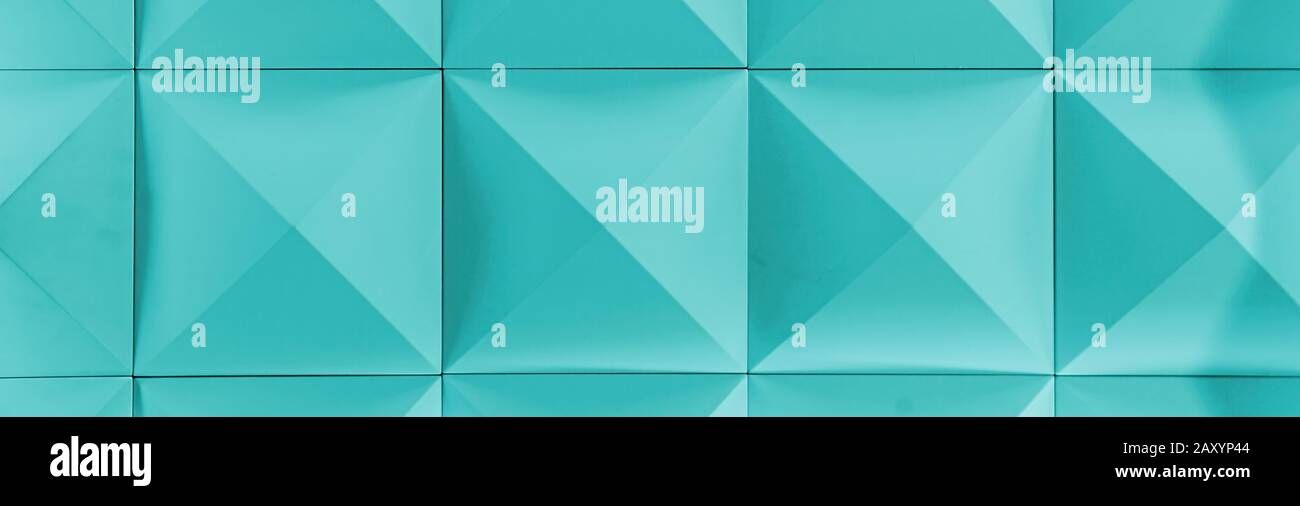 3D decorative wall for the interior of a square geometric shape ...