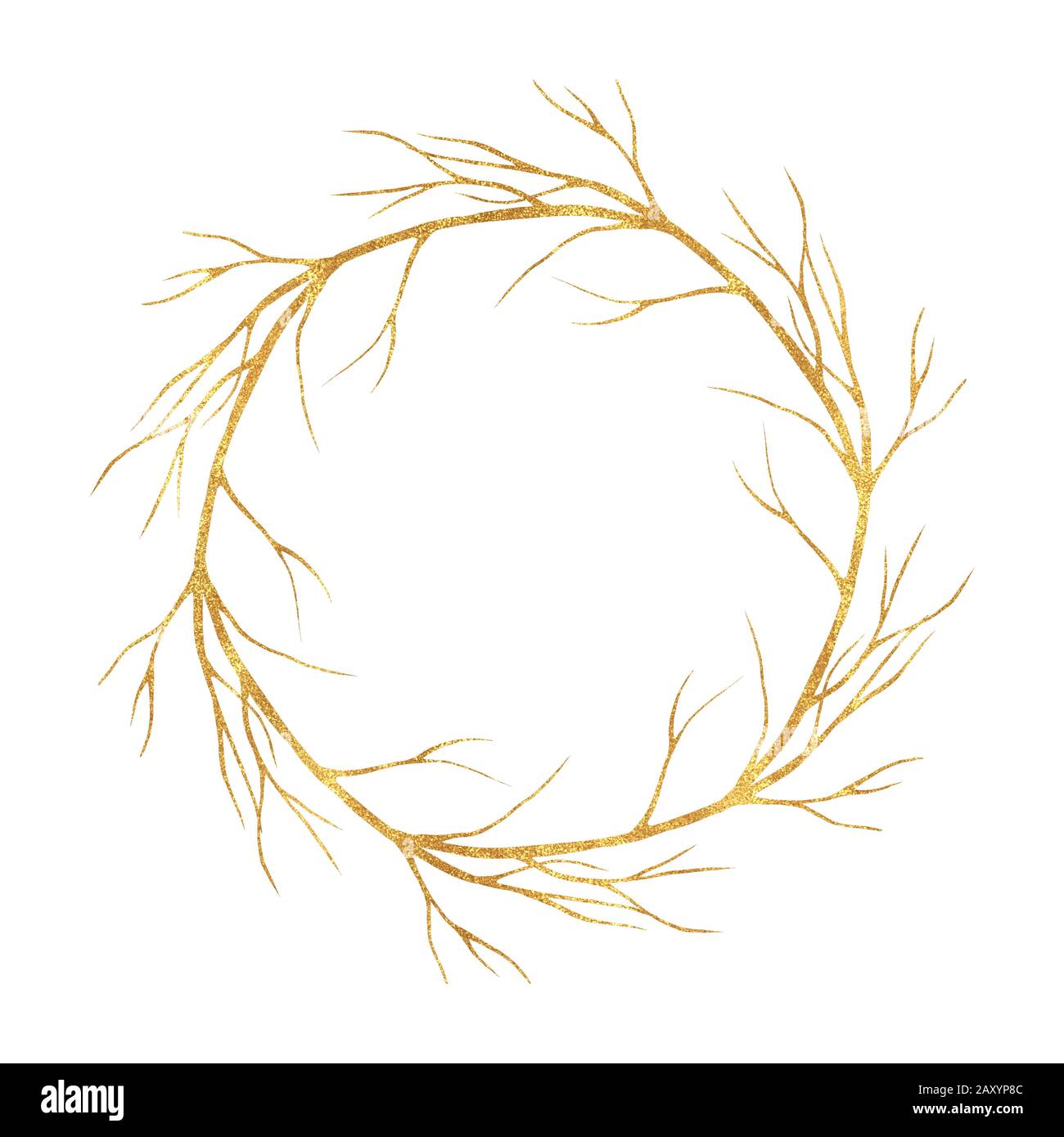 Gold wreath hi-res stock photography and images - Alamy