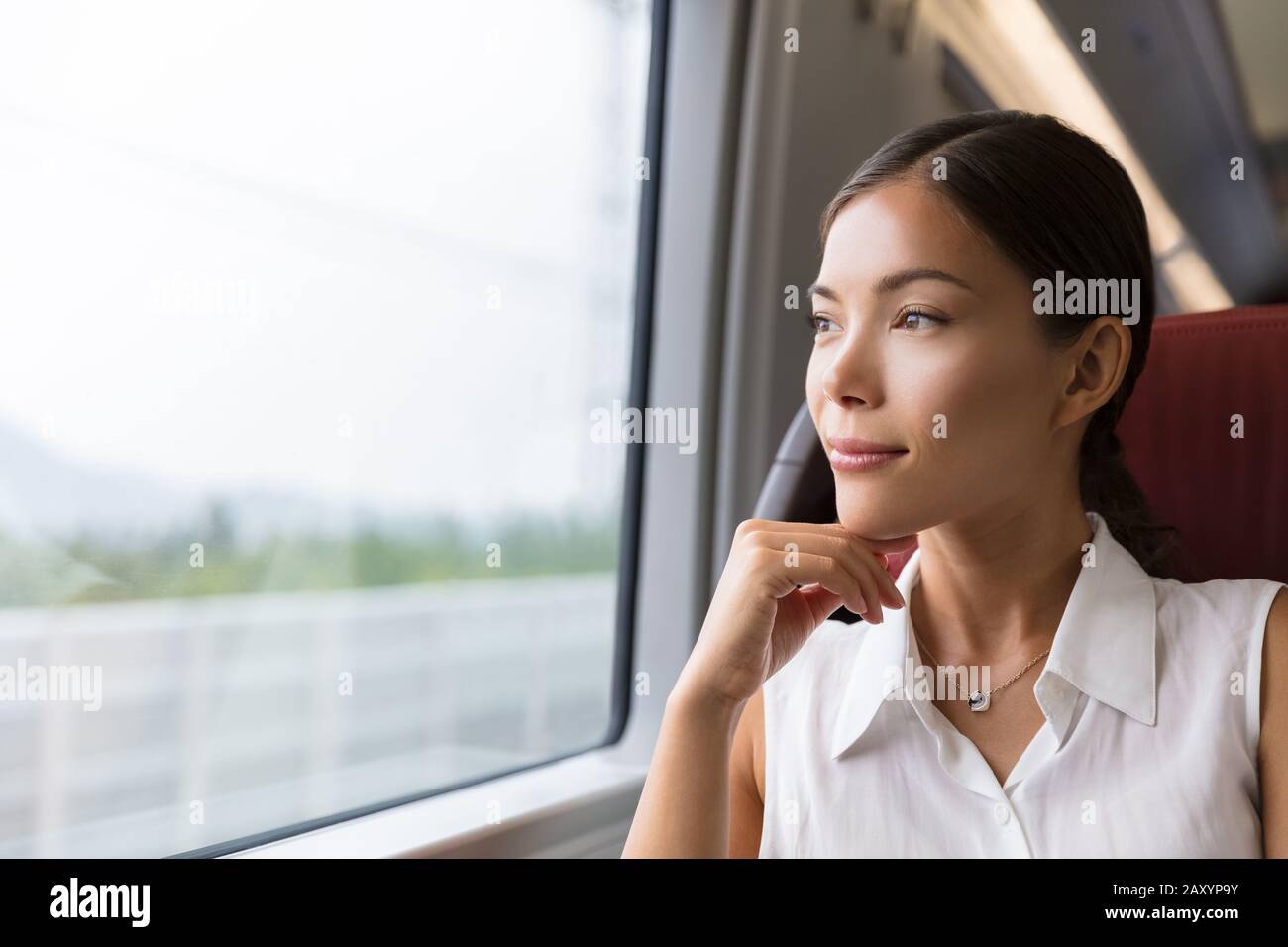 Person contemplating view hi-res stock photography and images - Alamy