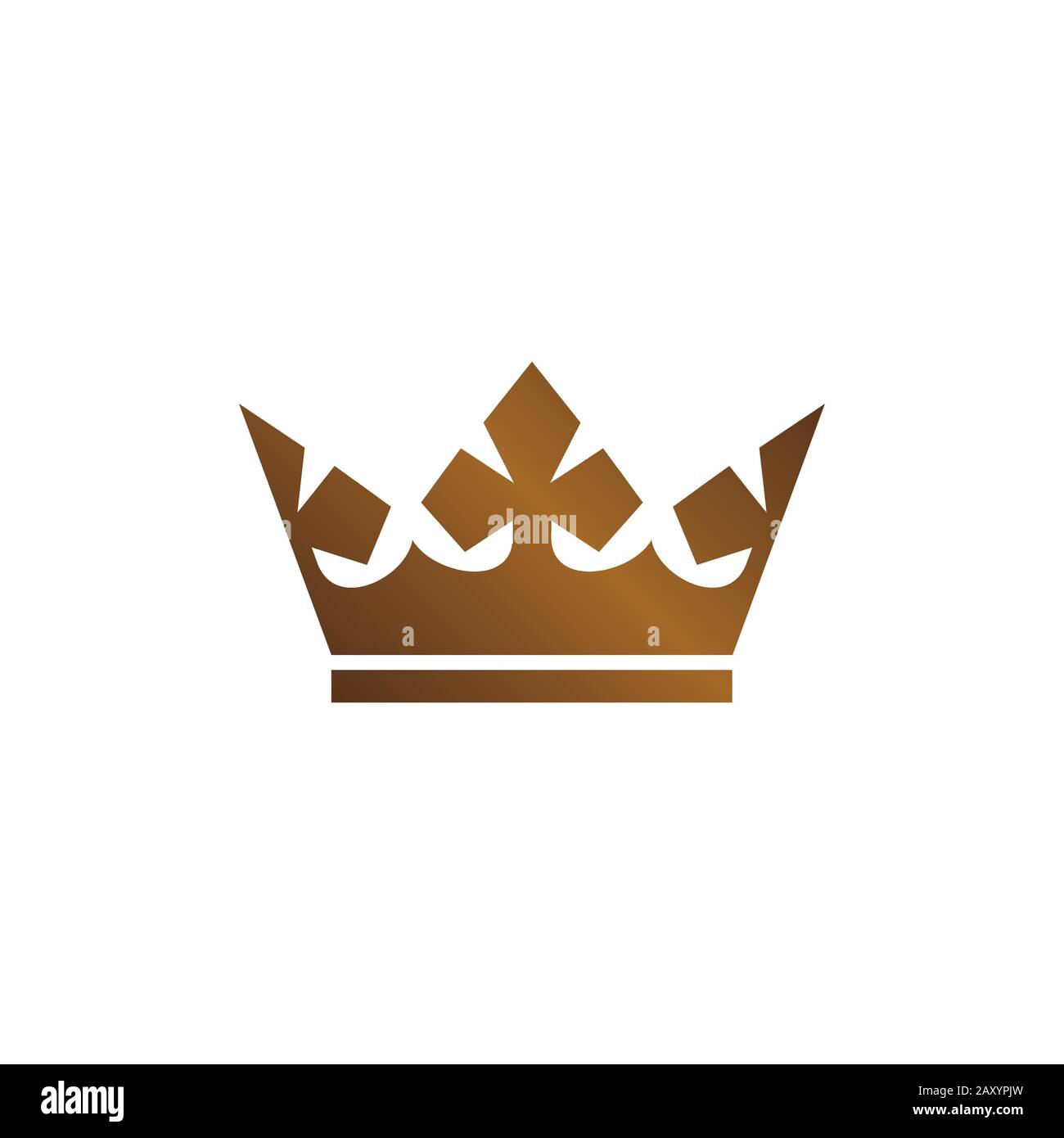 Bronze crown icon vector illustration Stock Vector Image & Art - Alamy