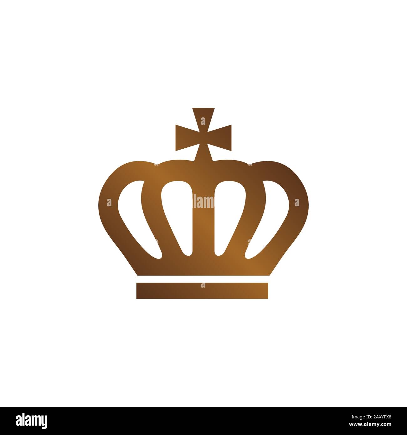 Bronze crown icon vector illustration Stock Vector Image & Art - Alamy