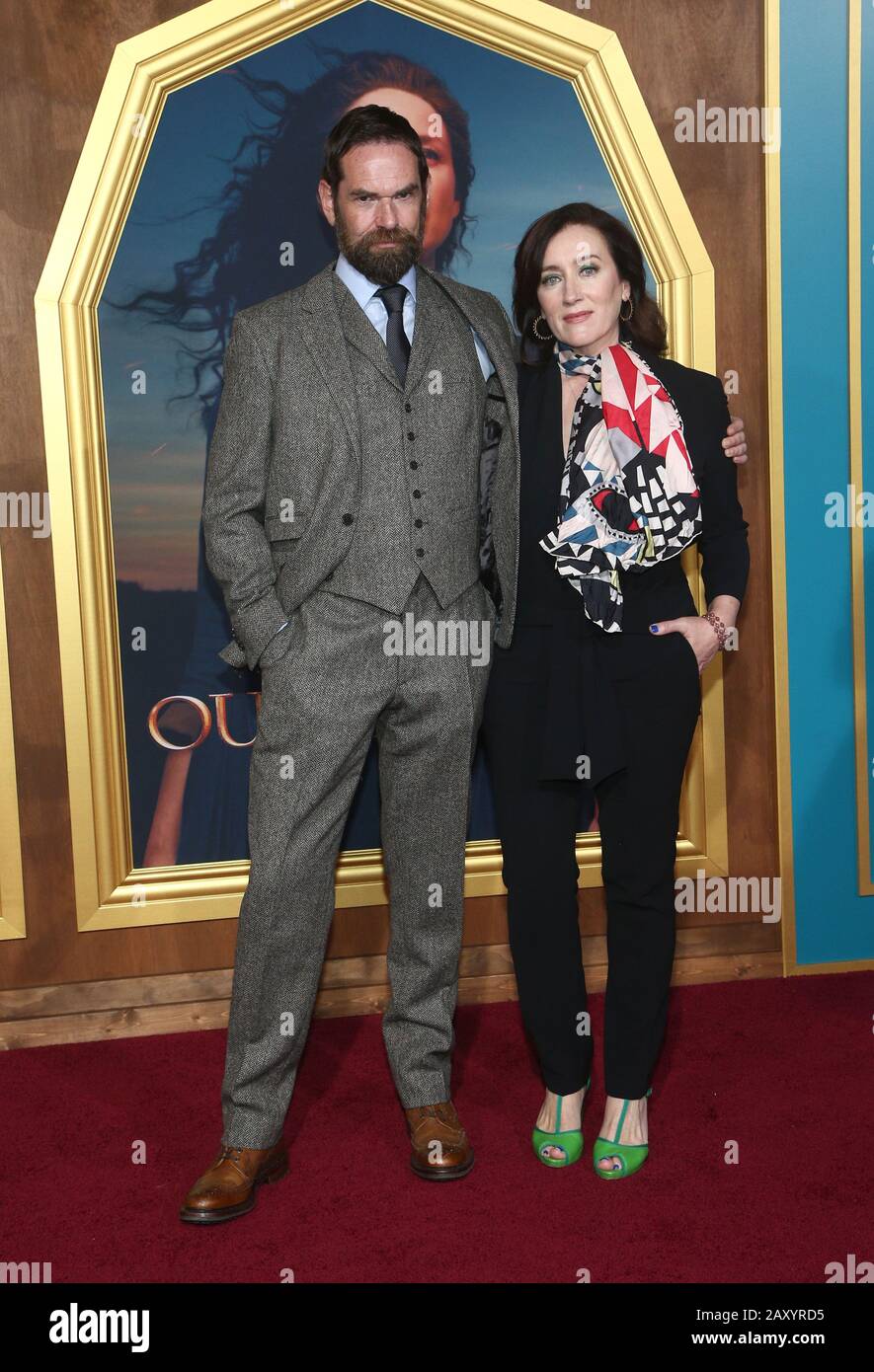 Hollywood, Ca. 13th Feb, 2020. Duncan LaCroix, Maria Doyle Kennedy, at ...