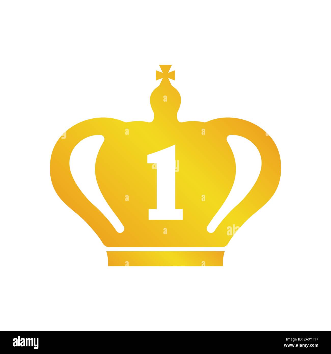 Gold crown icons hi-res stock photography and images - Alamy