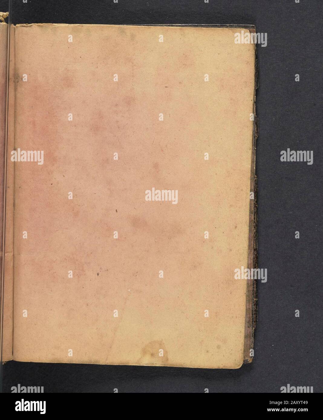 Blank page in an ancient 16th century Armenian Liturgical psalter and ...