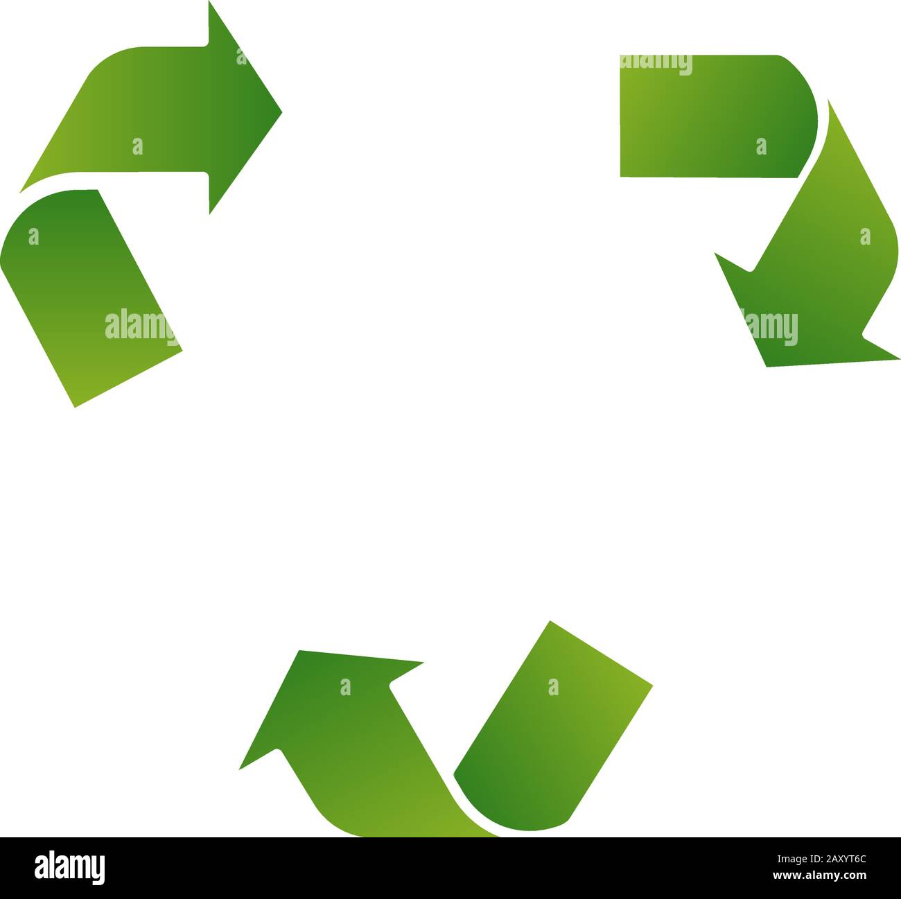 3 steps triangle template illustration / blank, design space ( recycle ...