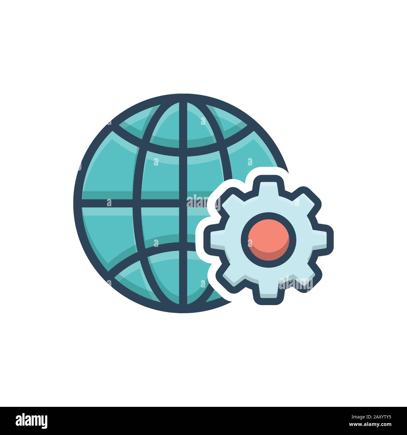 Web development illustration Stock Vector Images - Alamy