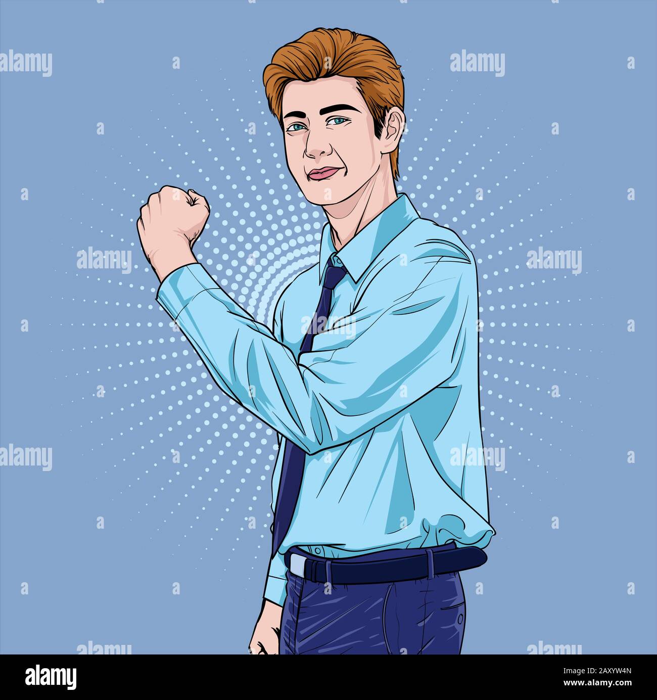 Business man Talk about meetings Listen carefully Illustration vector ...