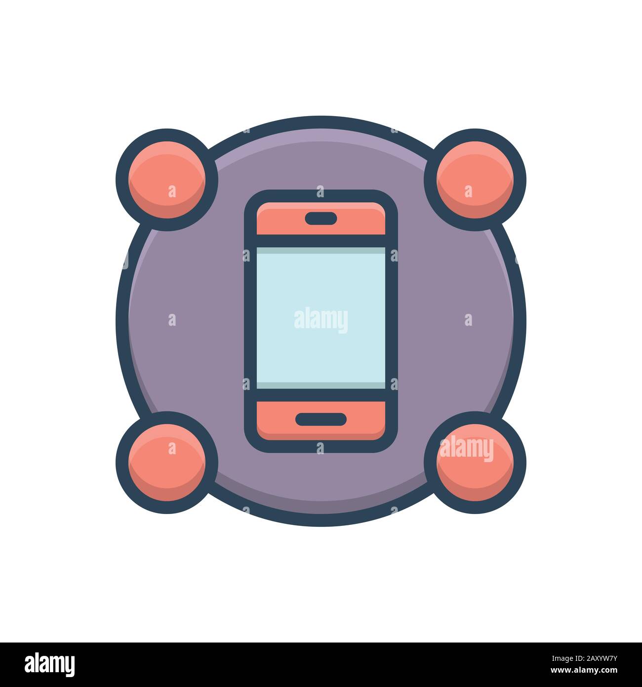 Illustration for Features mobile Stock Vector Image & Art - Alamy