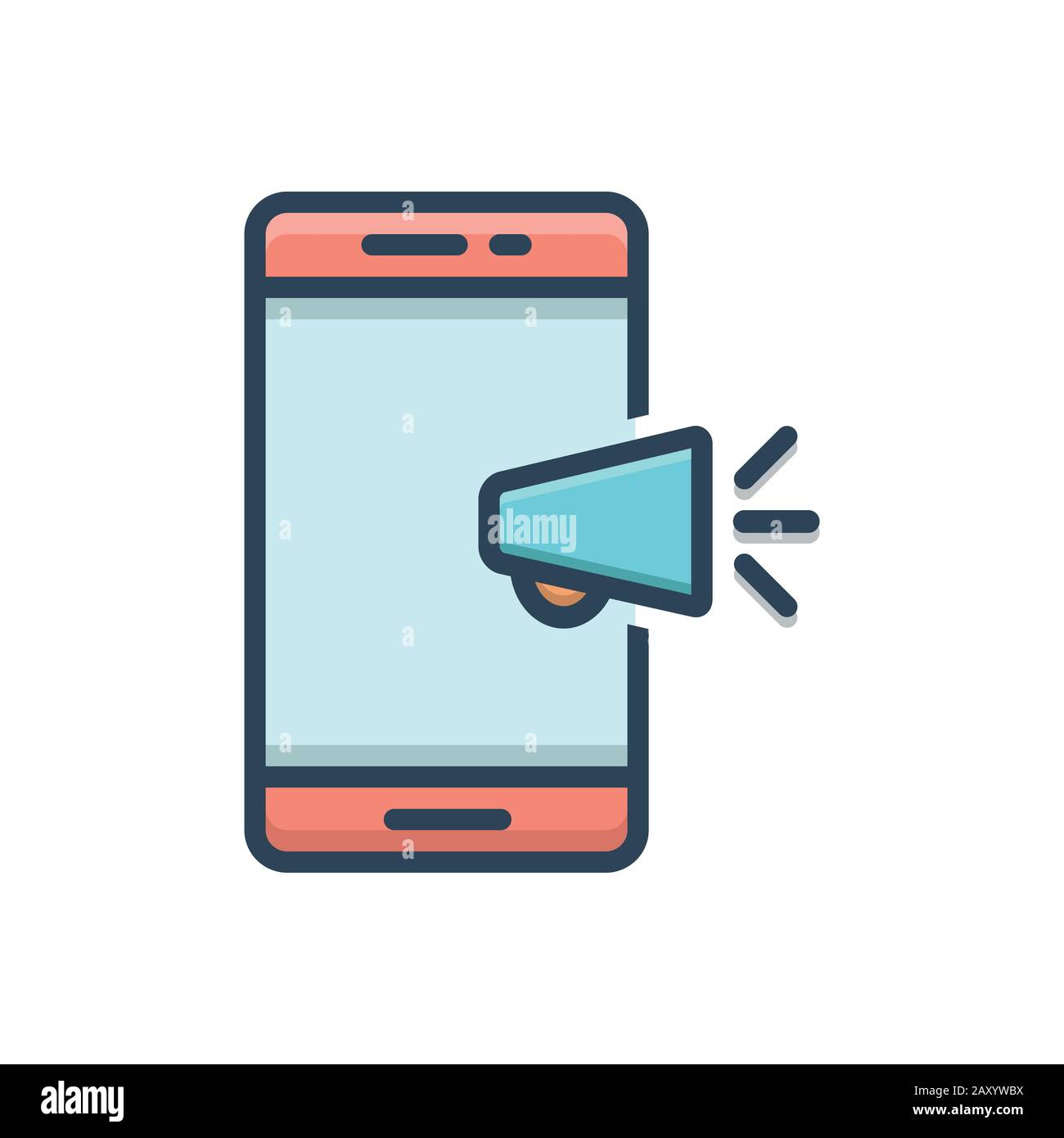 Mobile advertising Stock Vector Images - Alamy