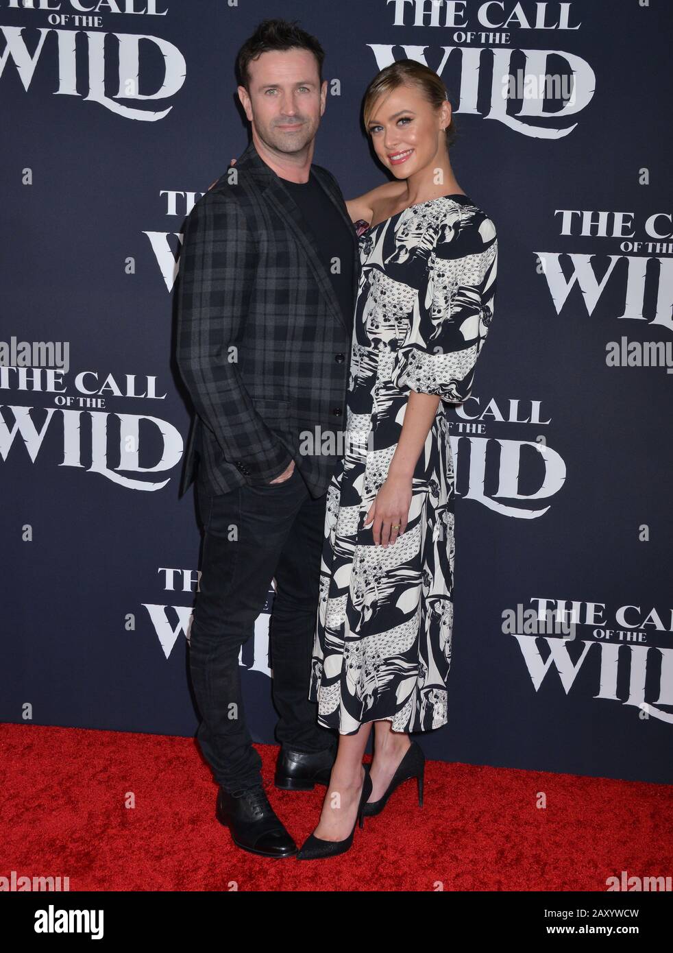 Los Angeles, USA. 13th Feb, 2020. Adam Fergus, Hayley Erin 031 attends ...