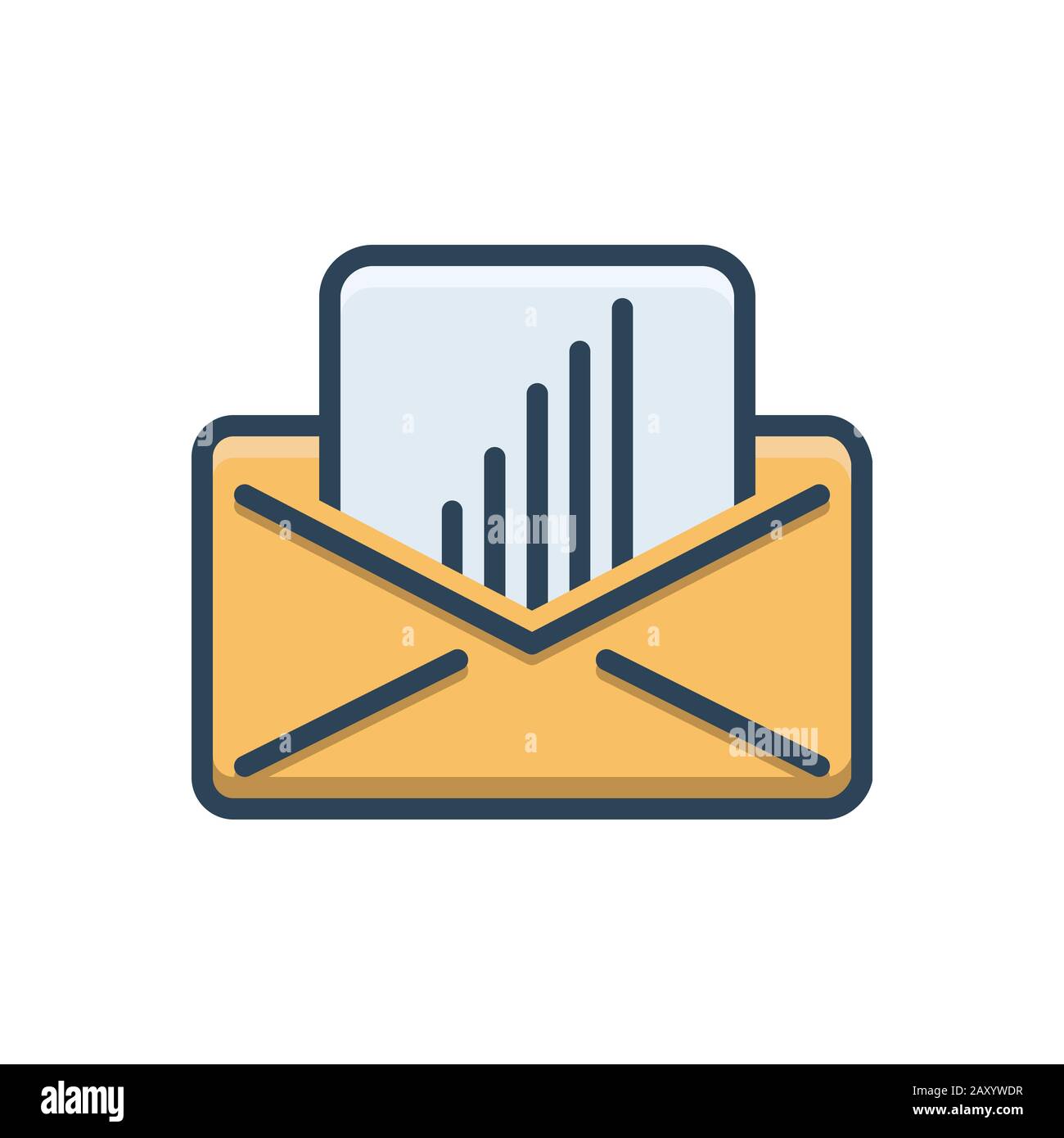 Illustration for Open email Stock Vector Image & Art - Alamy