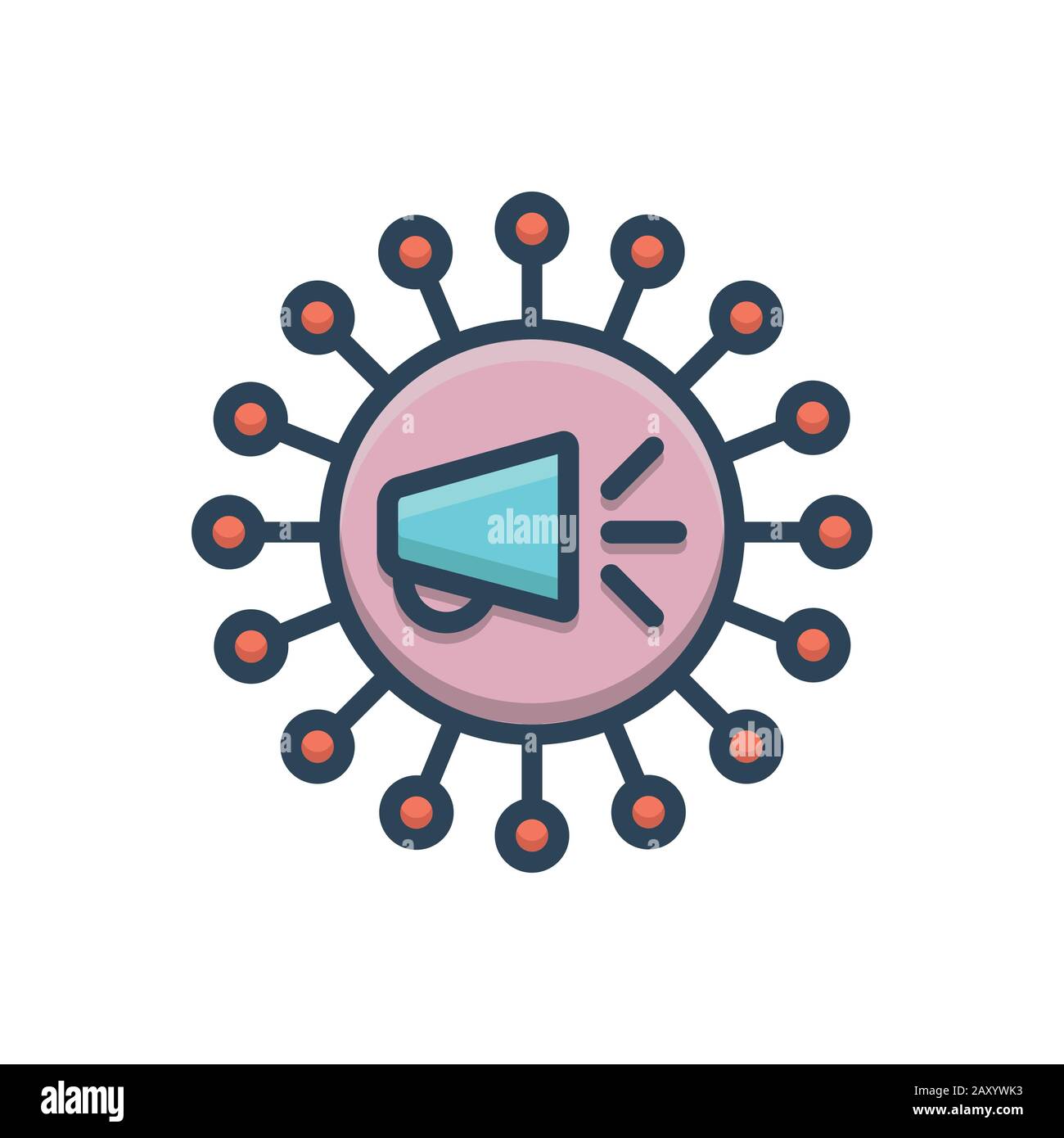 Viral vector illustration Stock Vector Images - Alamy