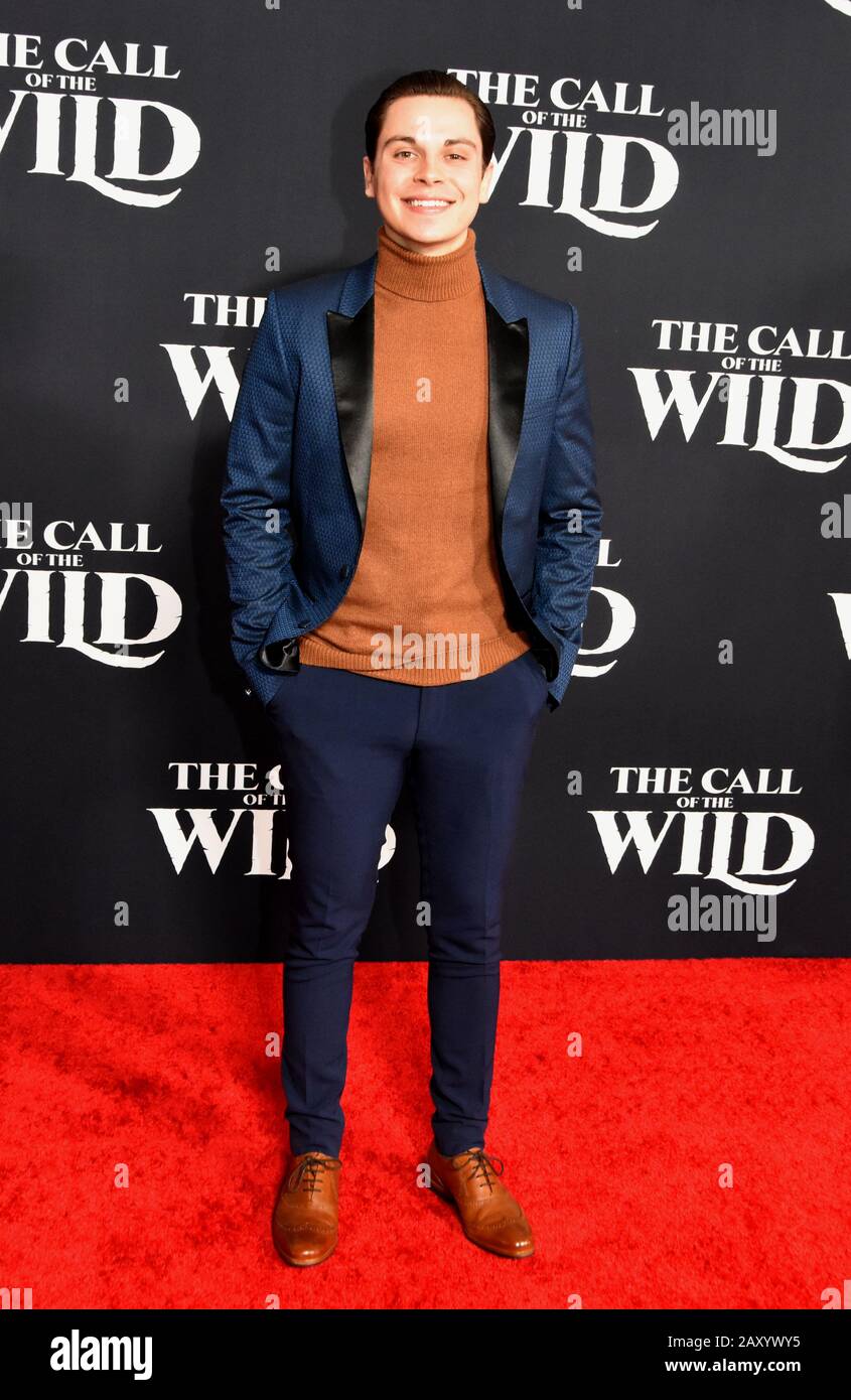Hollywood, California, USA 13th February 2020 Actor Jake T. Austin ...