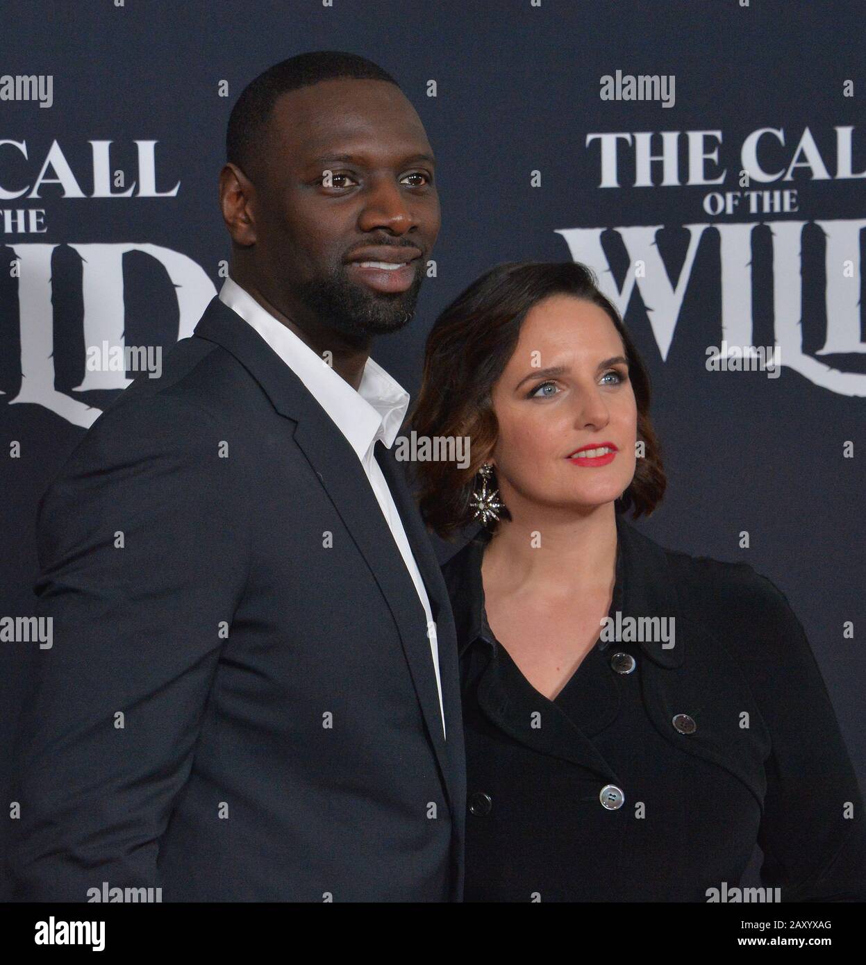 Los Angeles, United States. 13th Feb, 2020. Cast member Omar Sy and his ...