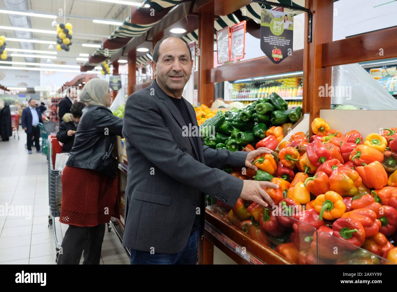 Rami Levy owner of Rami Levy Hashikma Marketing an Israeli retail ...