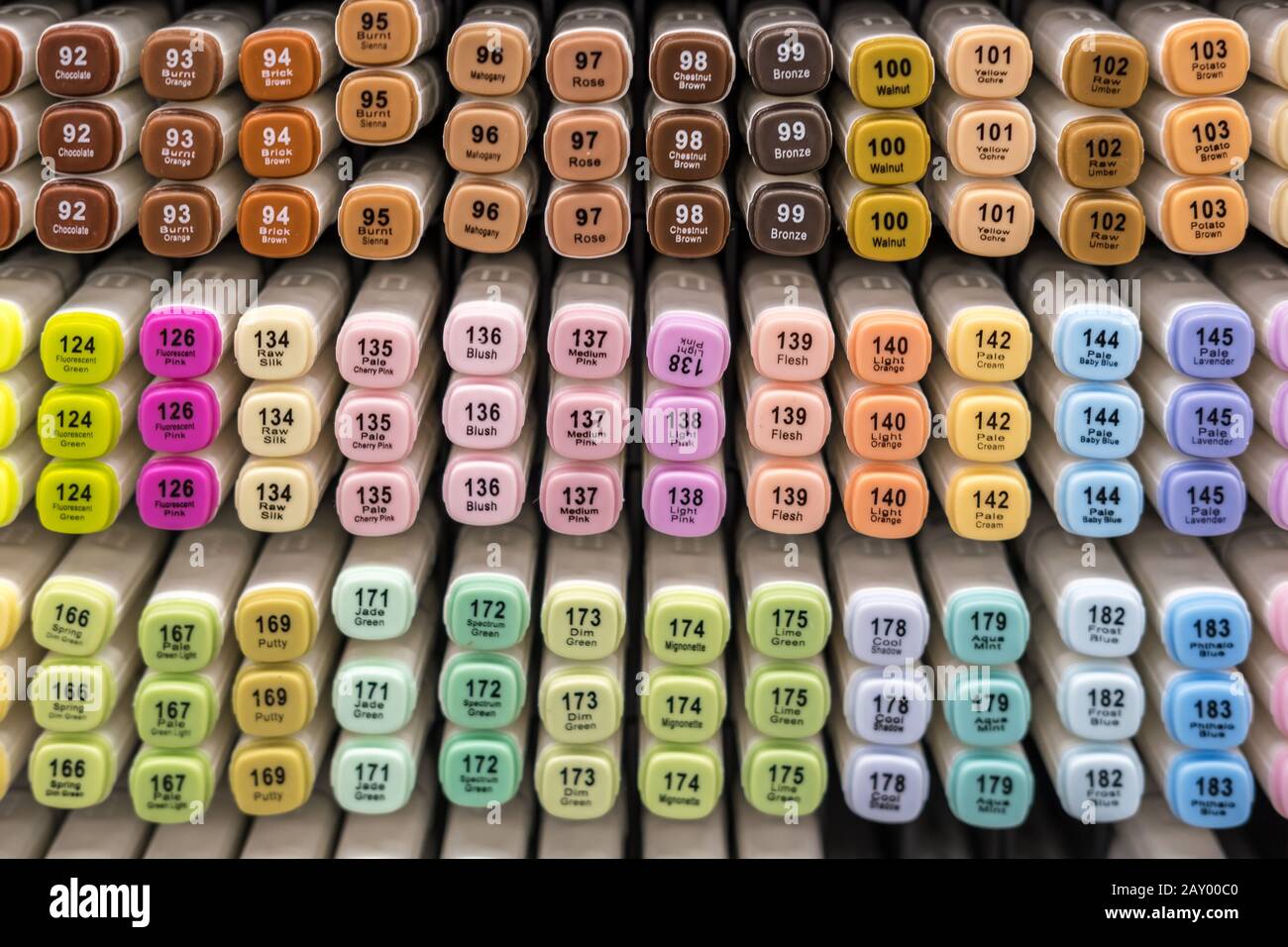 Pantone color marker hi-res stock photography and images - Alamy