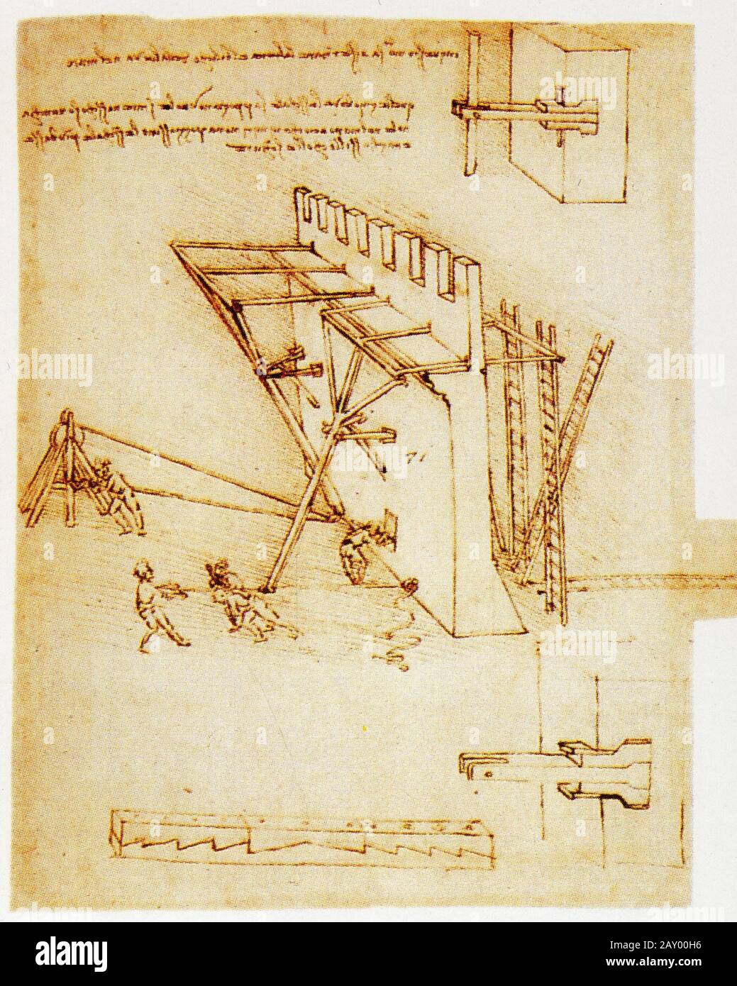 Device for repelling scaling ladders hi-res stock photography and ...