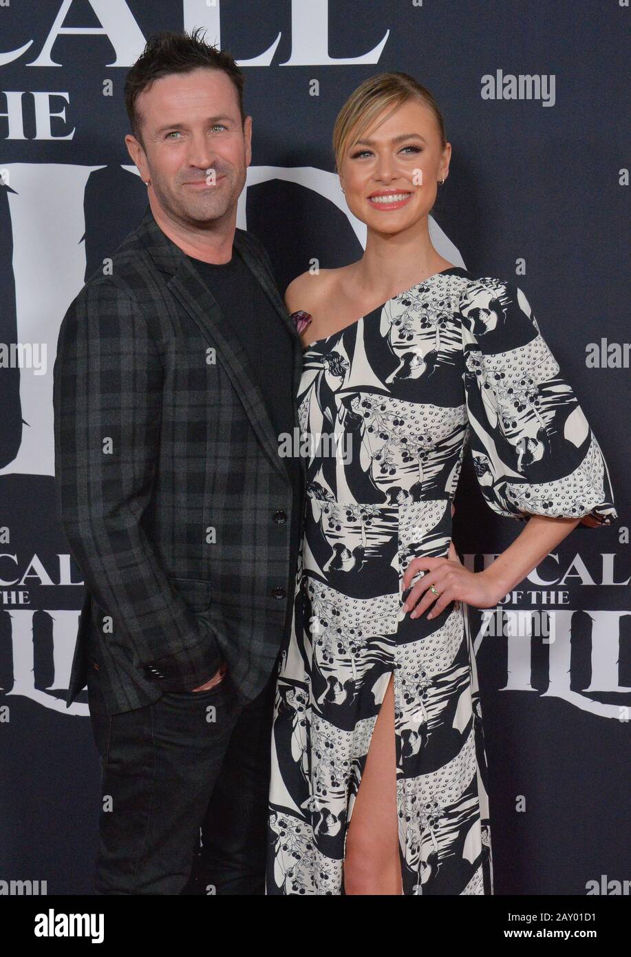 Los Angeles, United States. 13th Feb, 2020. Cast member Adam Fergus and ...