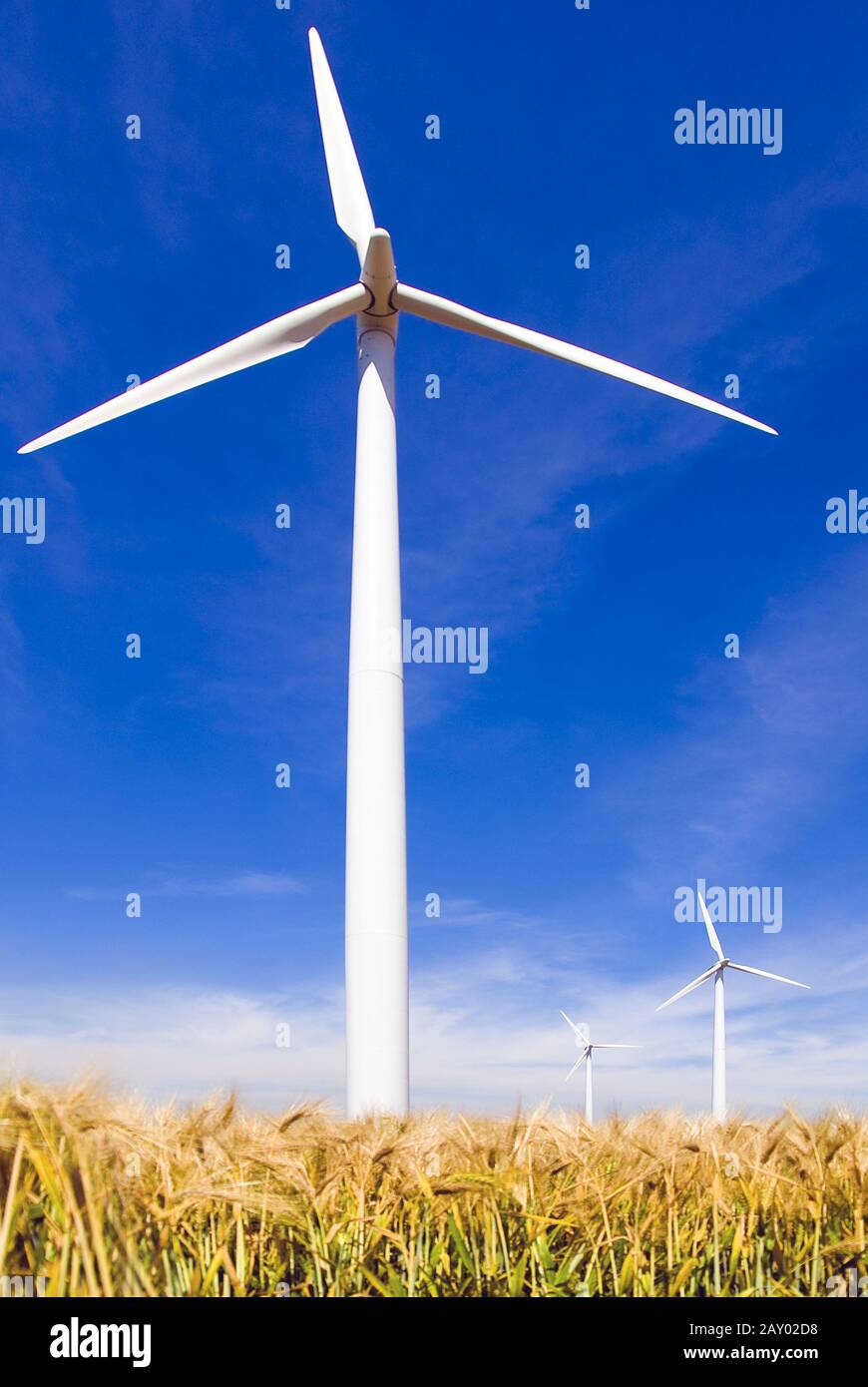 3 wind turbines hi-res stock photography and images - Alamy