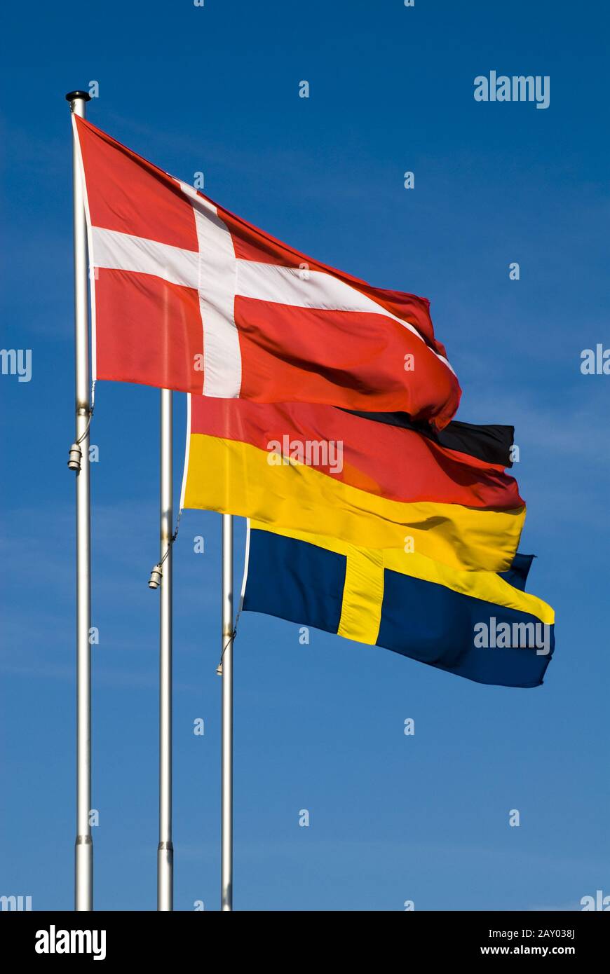 3 flags hi-res stock photography and images - Alamy