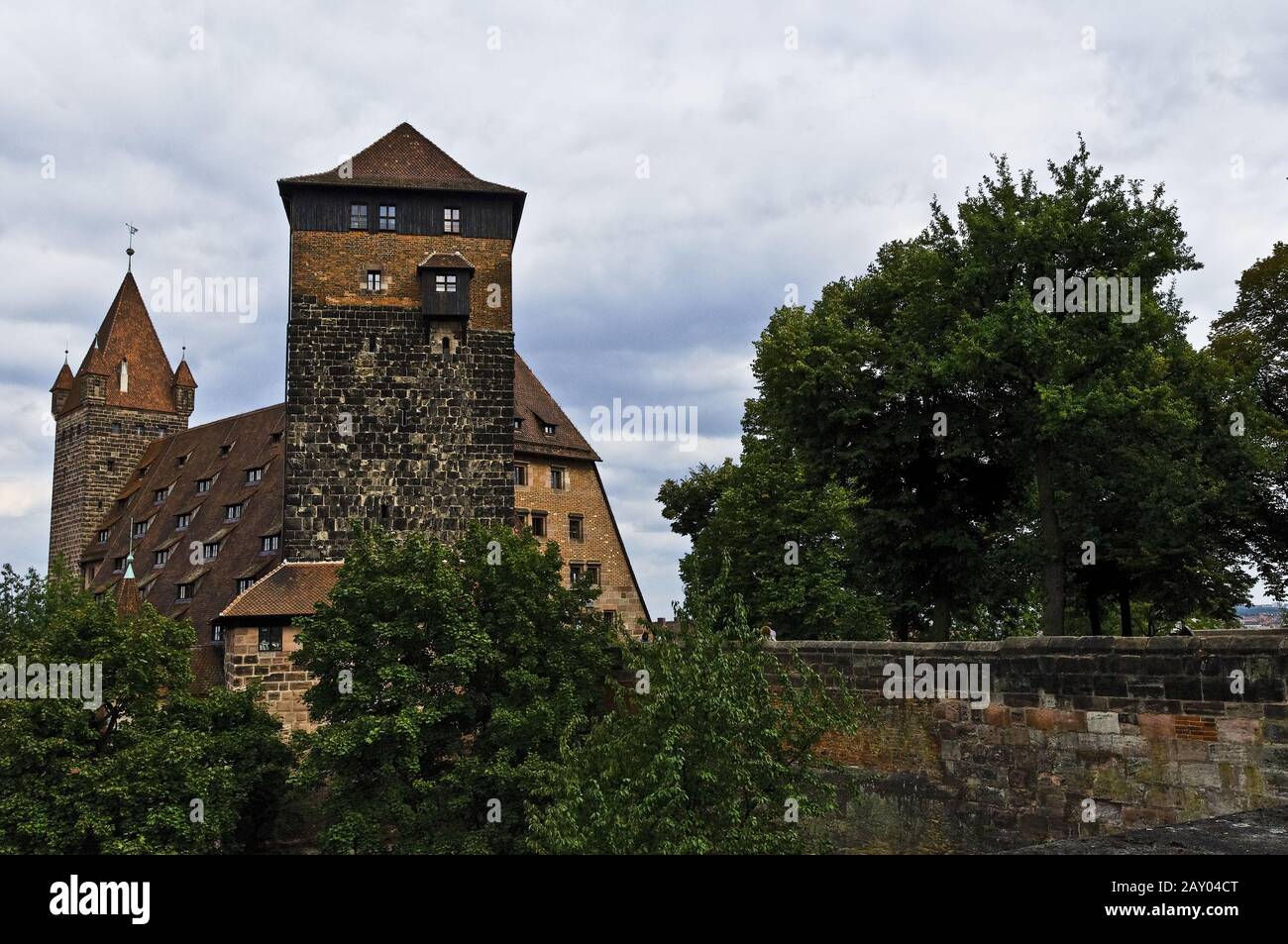 Tower of the castle of nuernberg hi-res stock photography and images ...