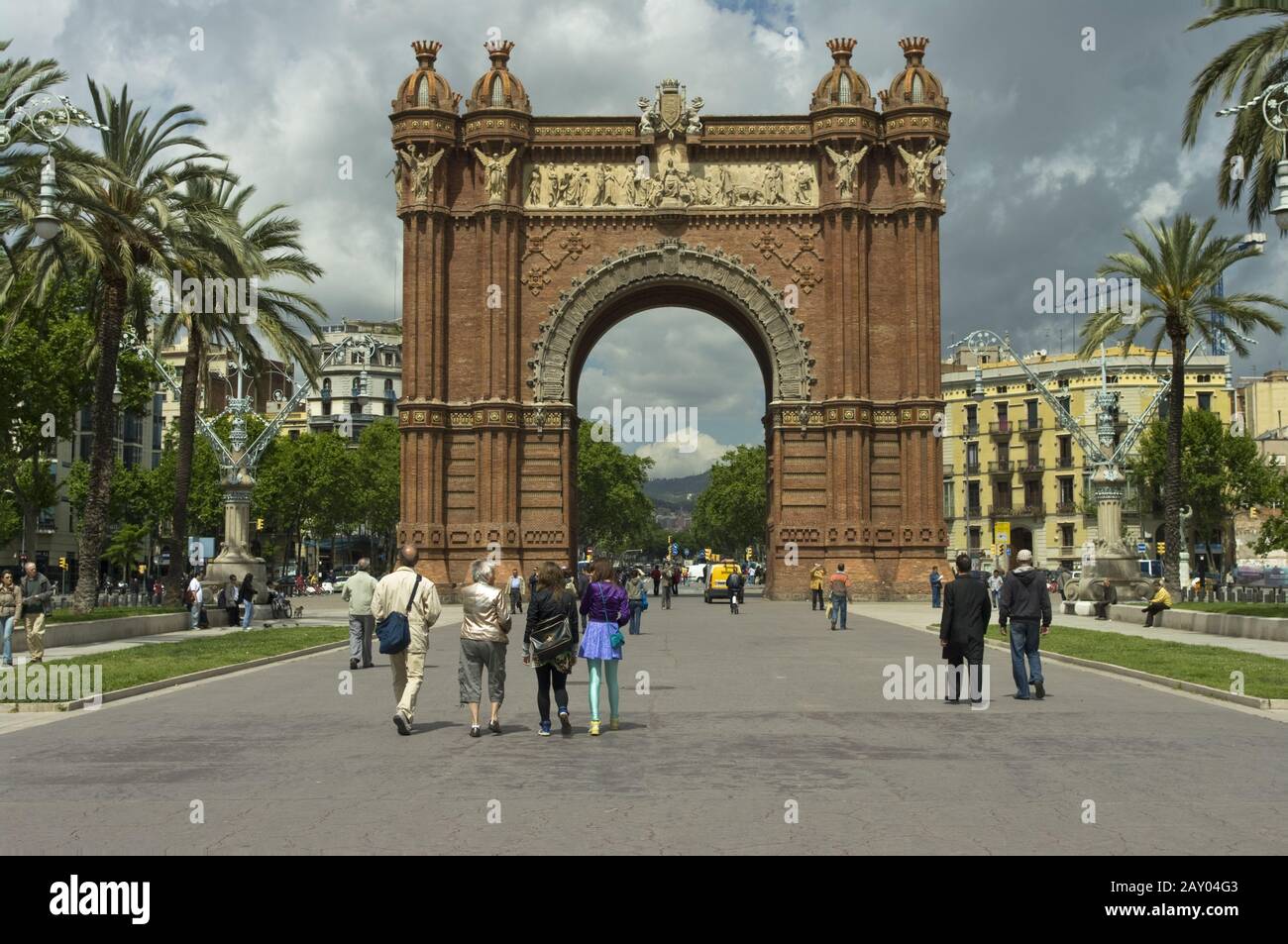 Barcelona - Triumphbogen Stock Photo - Alamy