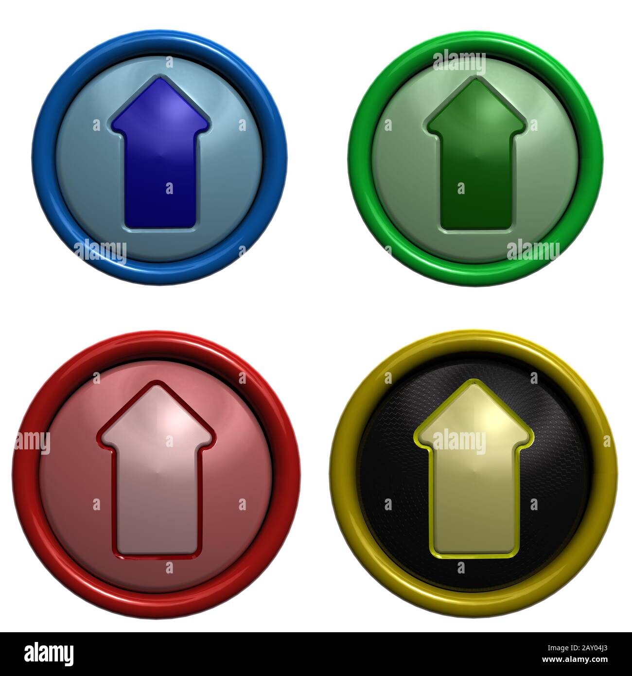 Buttons - Arrow up Stock Photo - Alamy