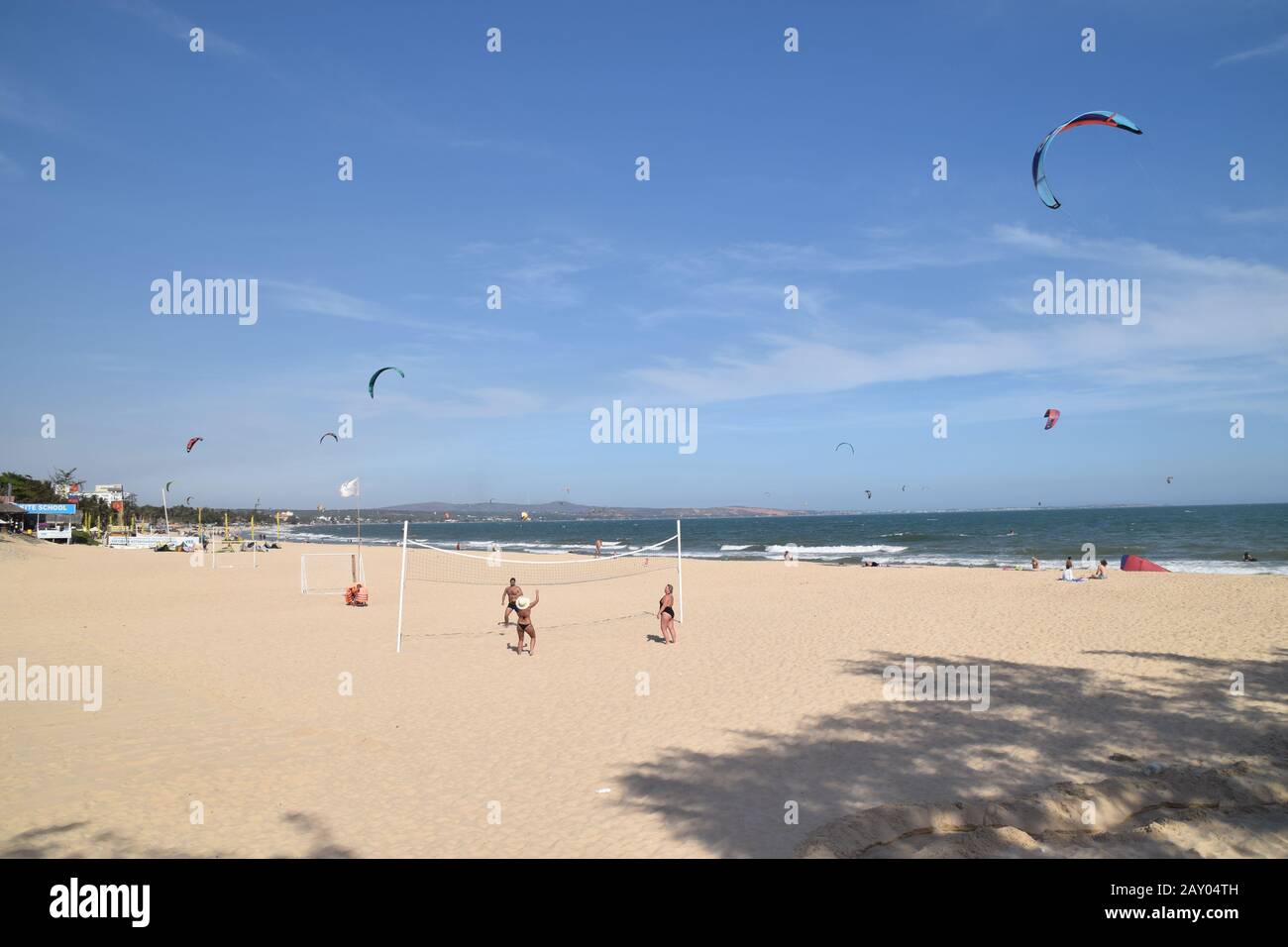 Mui Ne, Vietnam, kite surfing beach Stock Photo - Alamy