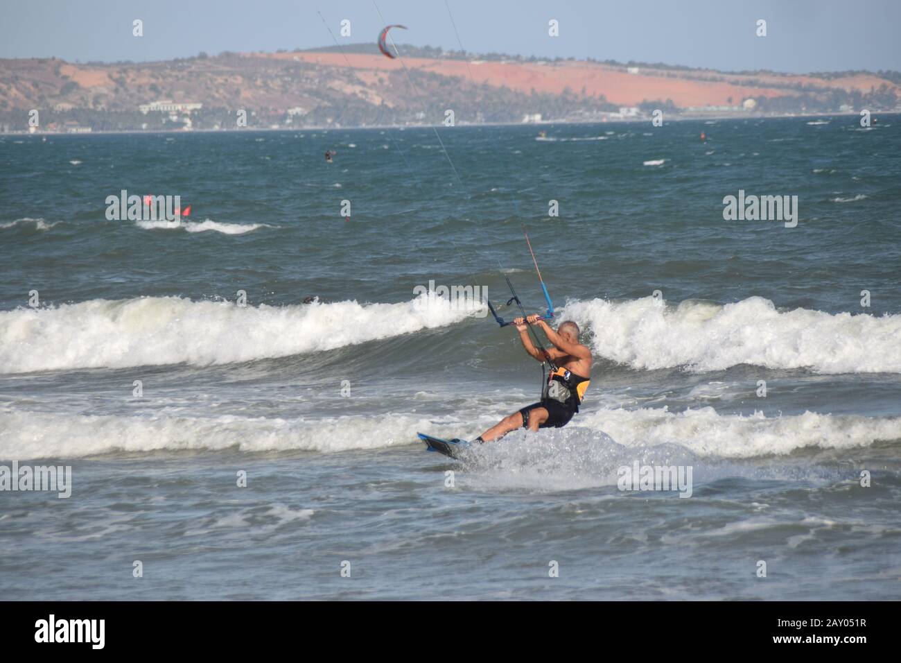 Mui Ne, Vietnam, kite surfing beach Stock Photo - Alamy