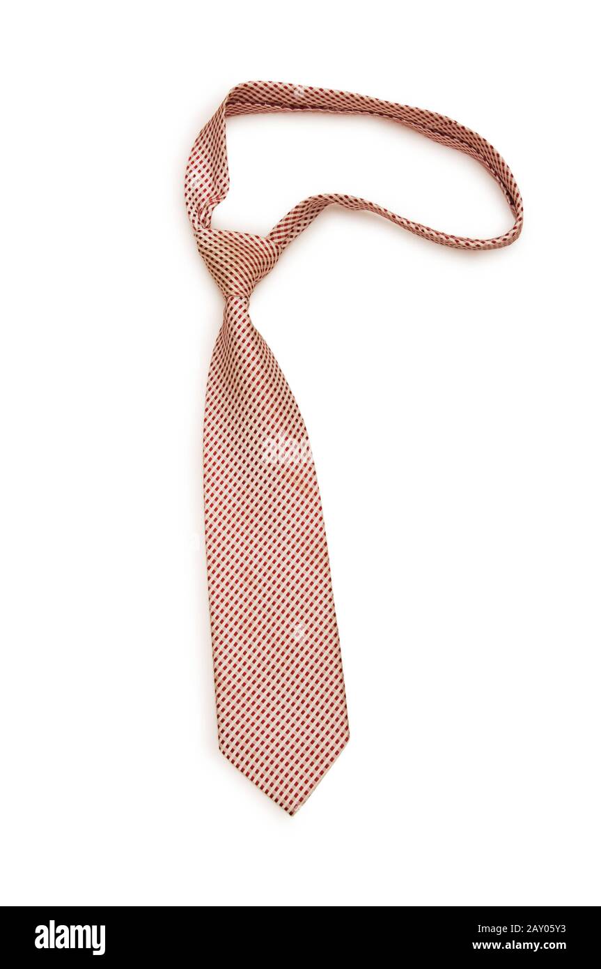 Neck tie isolated on the white background Stock Photo - Alamy