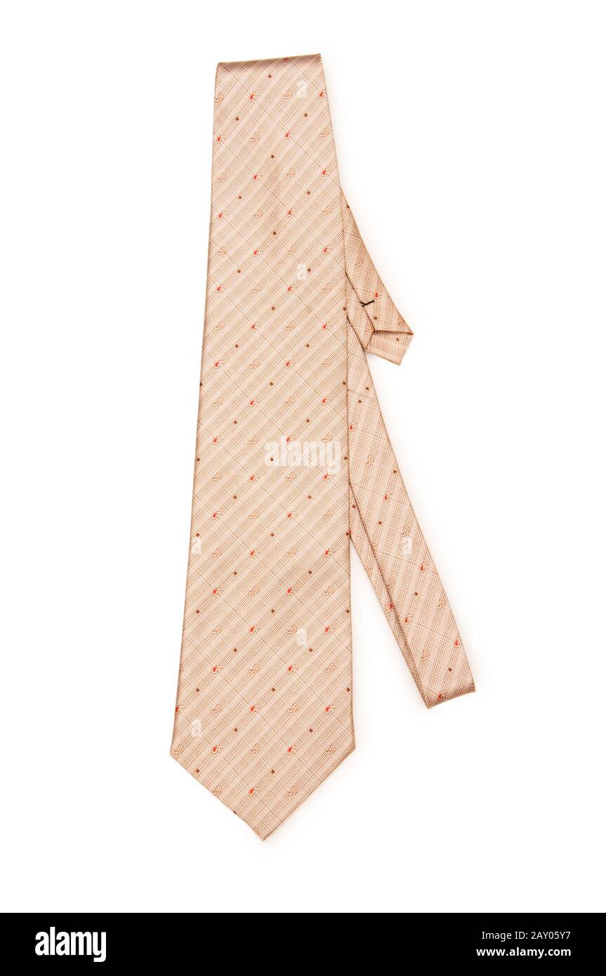 Neck tie isolated on the white background Stock Photo - Alamy
