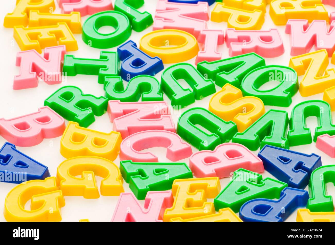 Various letters and digits on the white board Stock Photo - Alamy