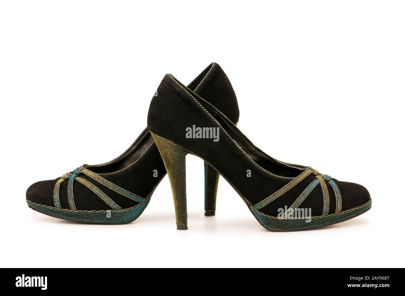 Woman shoes isolated on the white background Stock Photo - Alamy