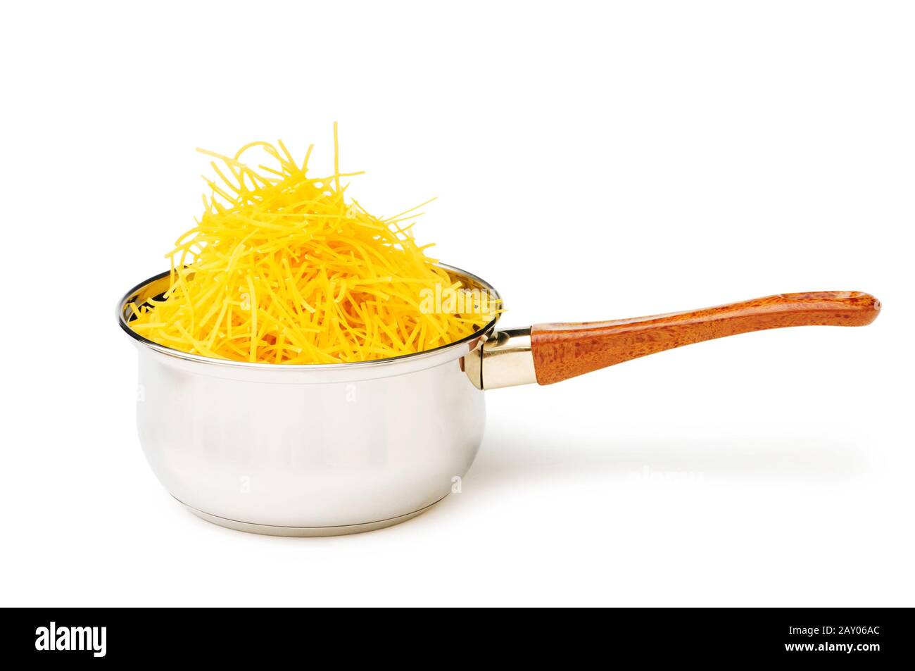 Spaghetti pot isolated on the white background Stock Photo - Alamy