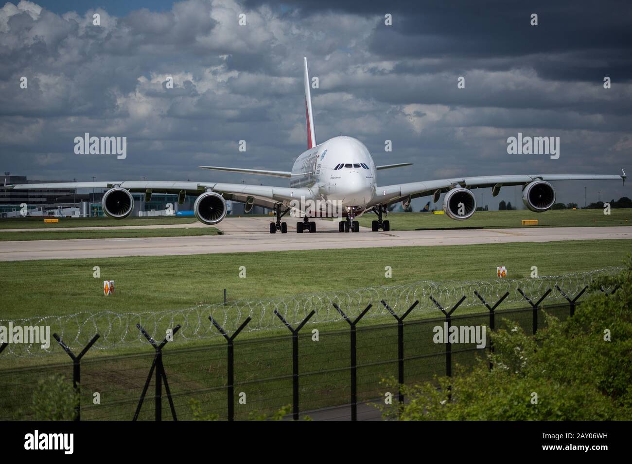Emirates Airbus A-380 Stock Photo - Alamy
