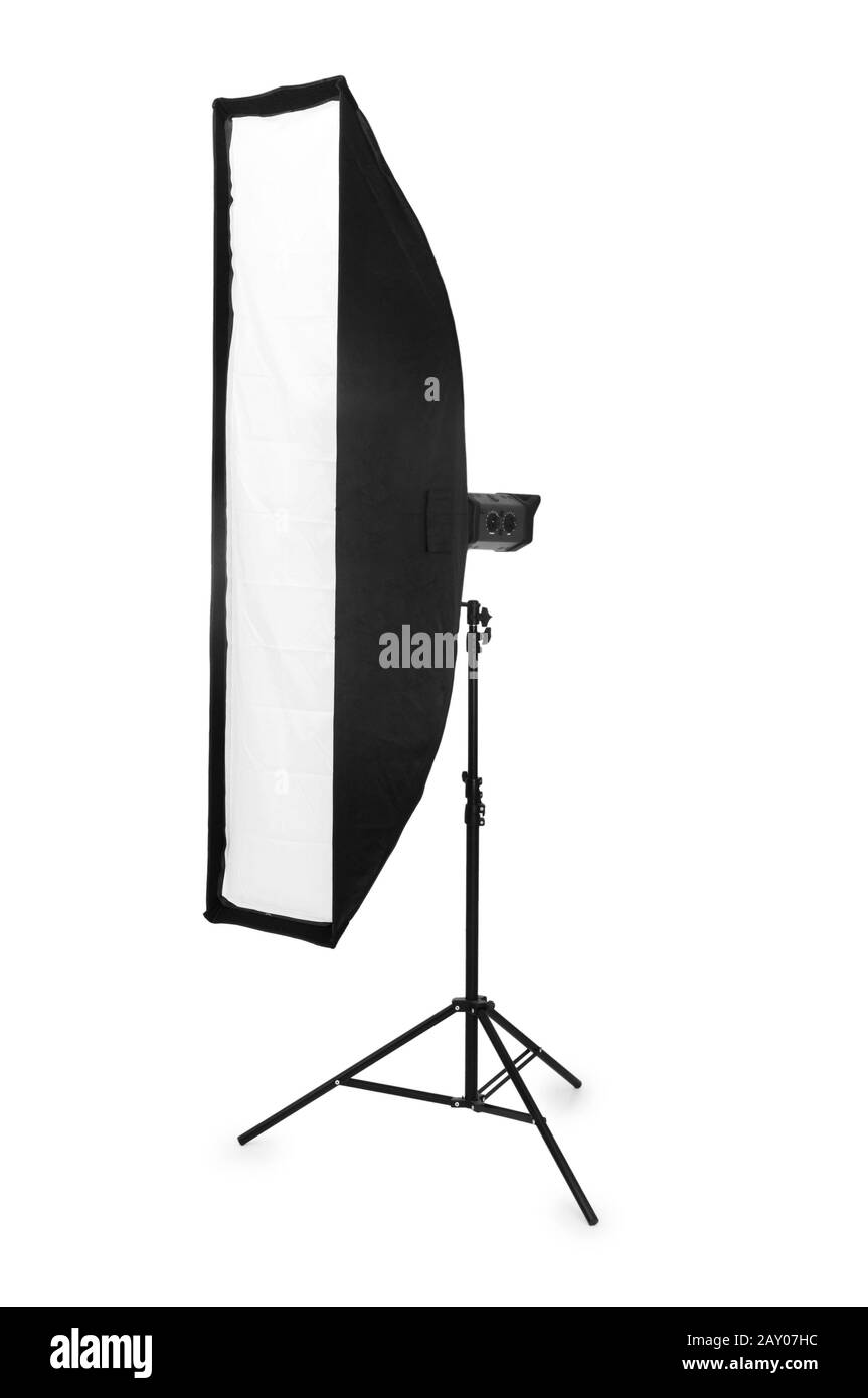 Studio lighting isolated on the white background Stock Photo - Alamy