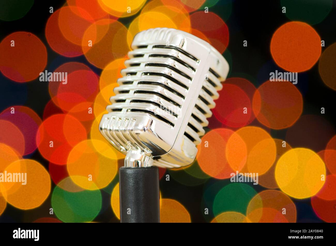 1950s singing microphone hi-res stock photography and images - Alamy