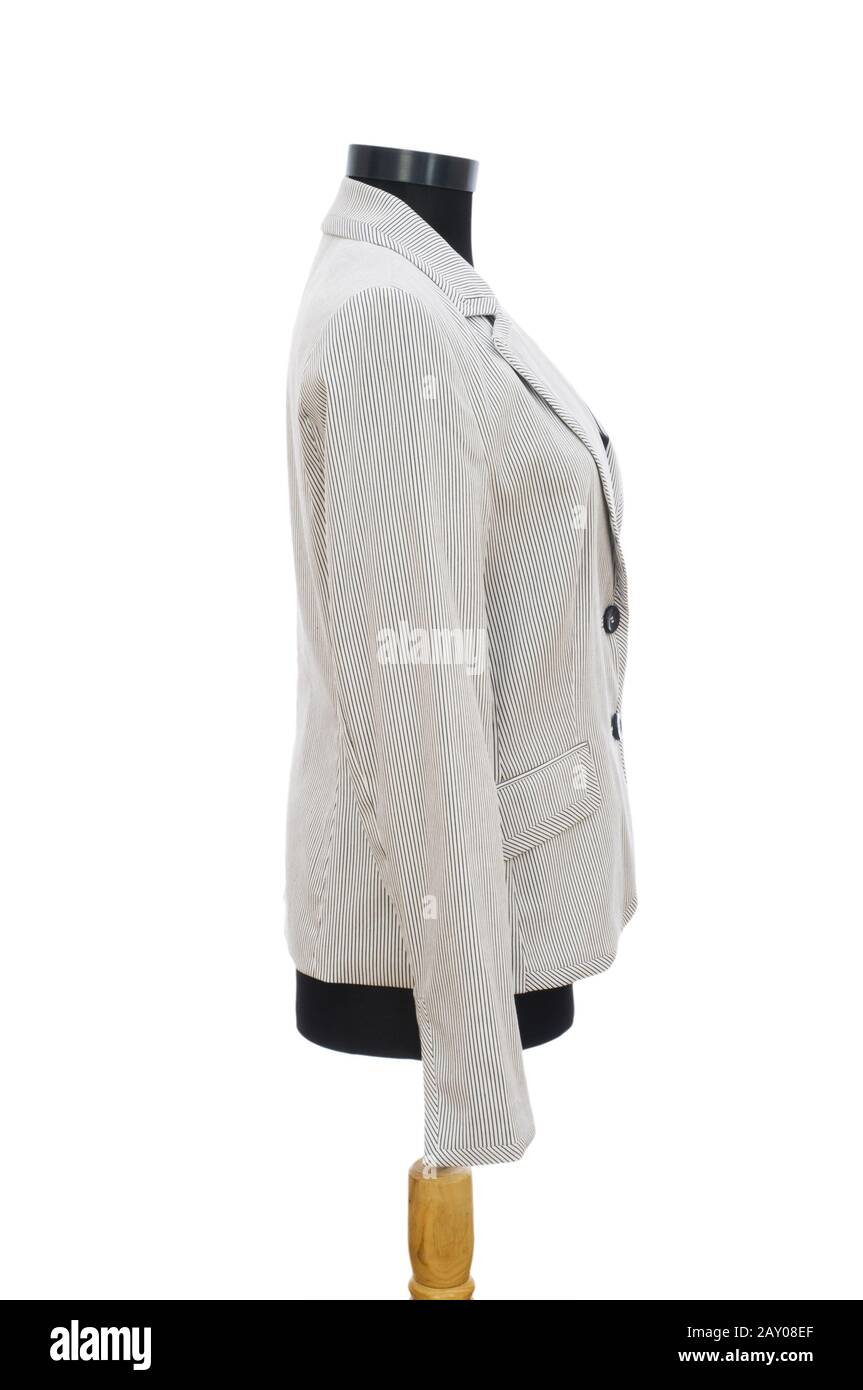 Stylish jacket isolated on the white background Stock Photo - Alamy