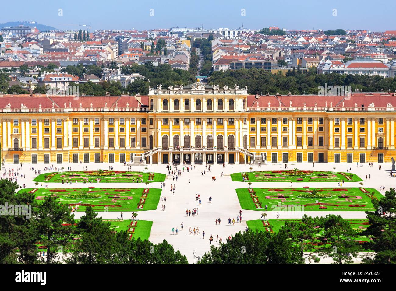20 July 2019, Vienna, Austria: Famous tourist attraction and landmark ...