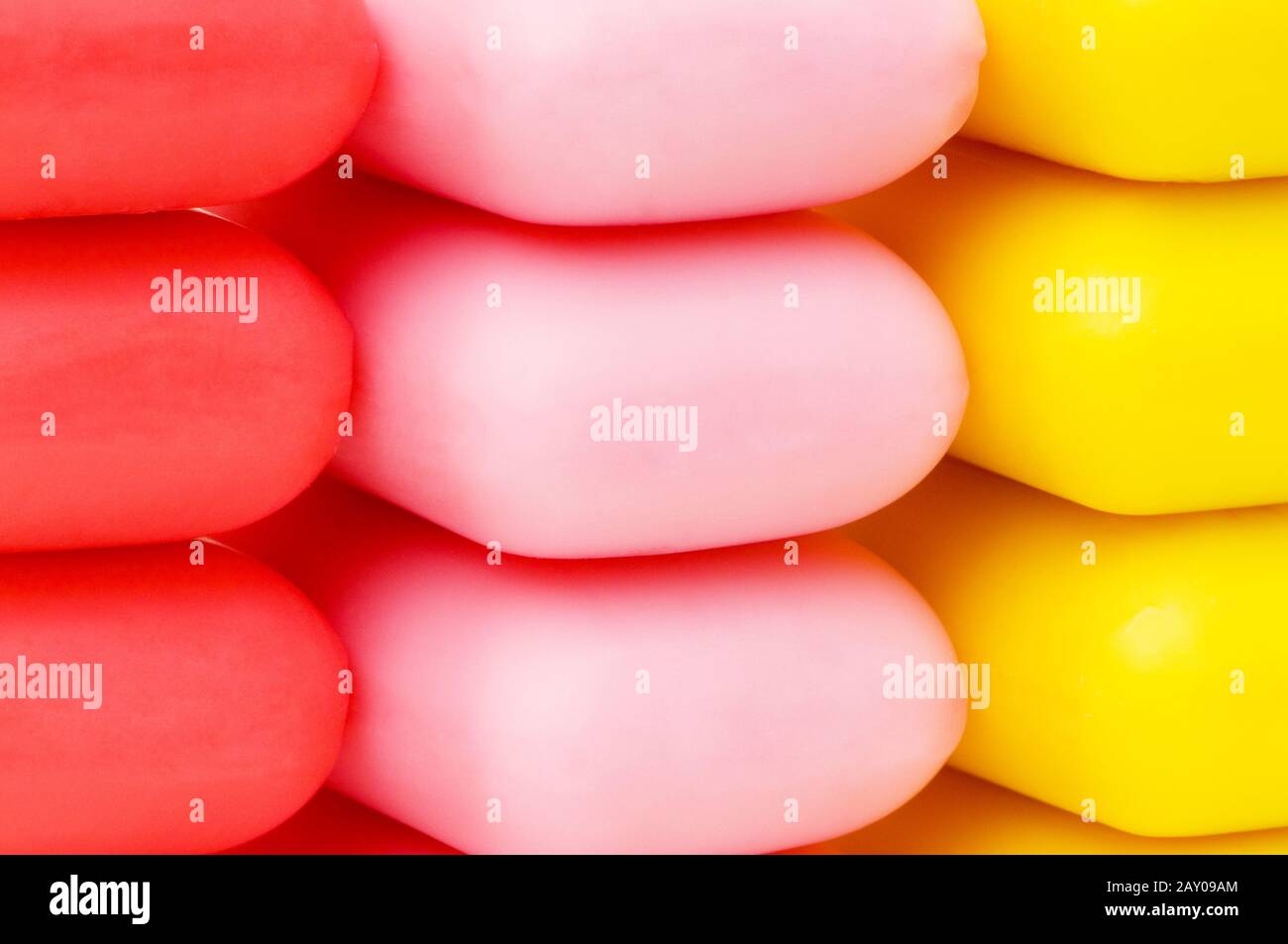 Close up stack of soap Stock Photo - Alamy