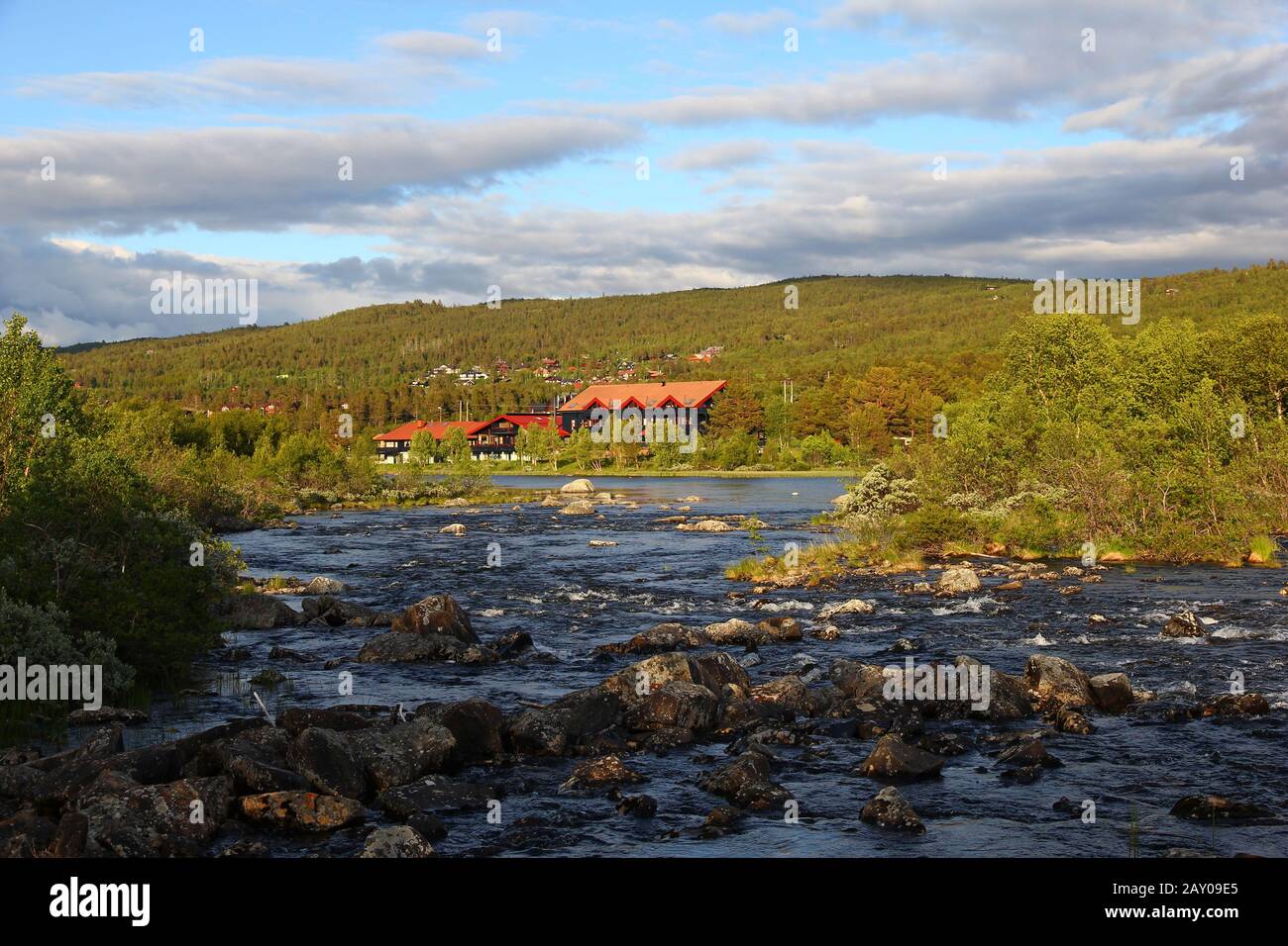 The small river in Norway, Scandinavia Stock Photo - Alamy