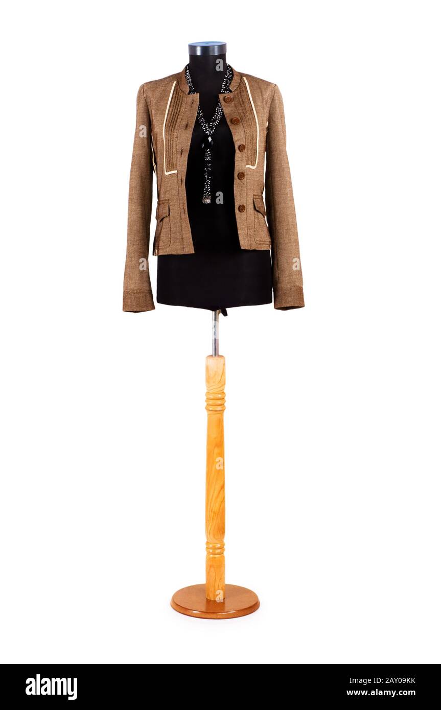 Stylish jacket isolated on the white background Stock Photo - Alamy