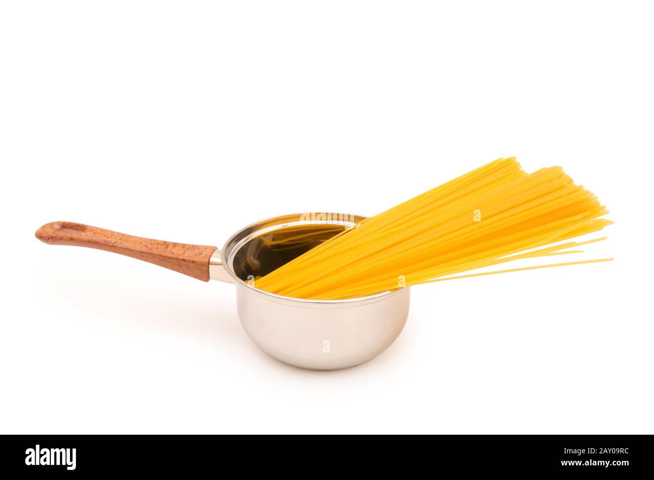 Spaghetti pot isolated on the white background Stock Photo - Alamy