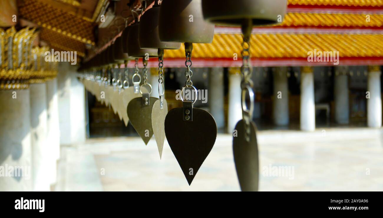 holy bell in buddhist temple Stock Photo - Alamy