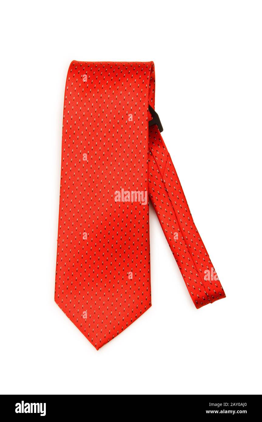 Neck tie isolated on the white background Stock Photo - Alamy
