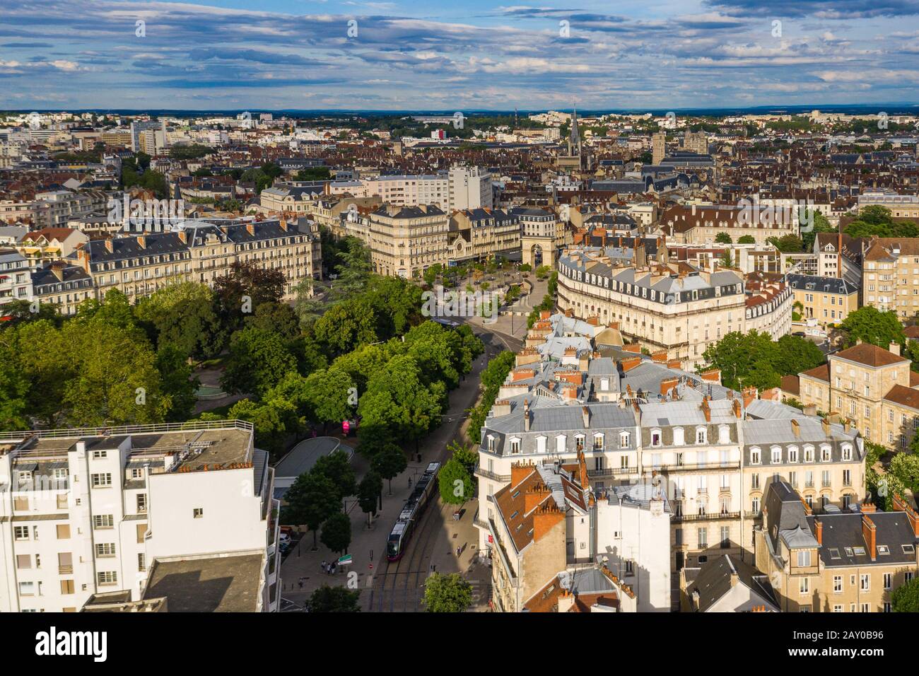 Dijon street scene summer hi-res stock photography and images - Alamy