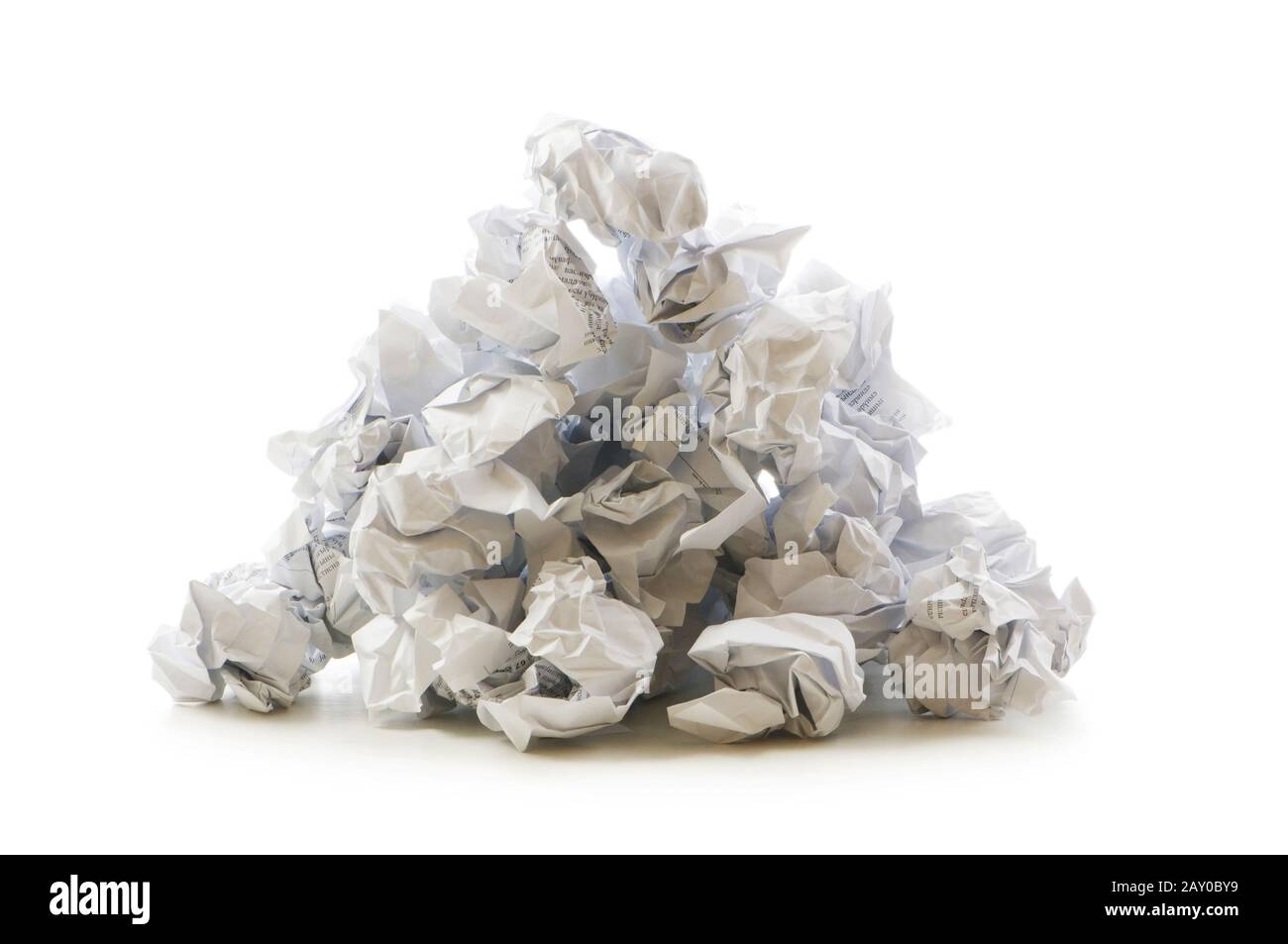 Recycling concept with lots of waster paper Stock Photo - Alamy