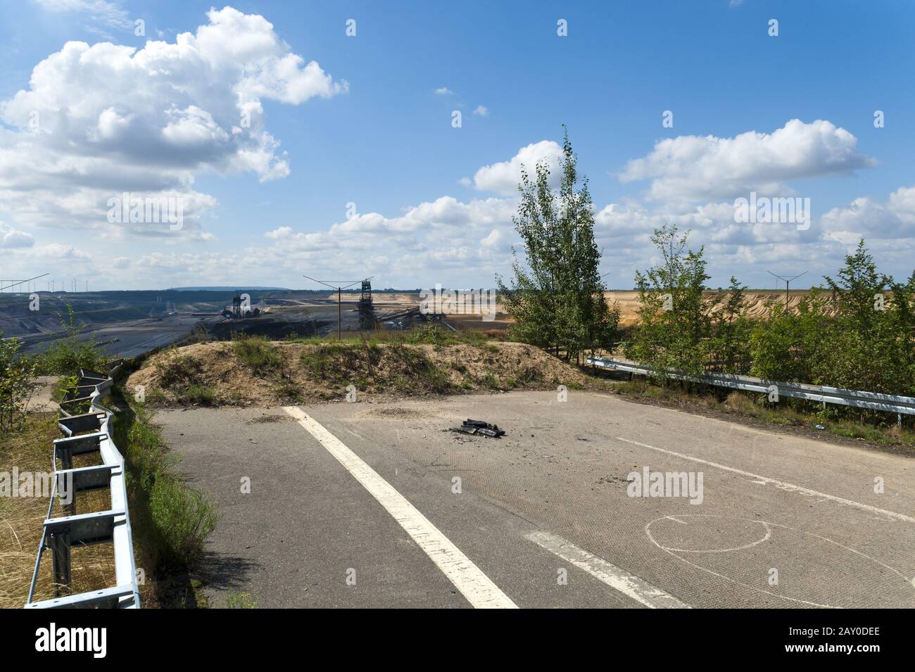 End of the motorway Stock Photo - Alamy